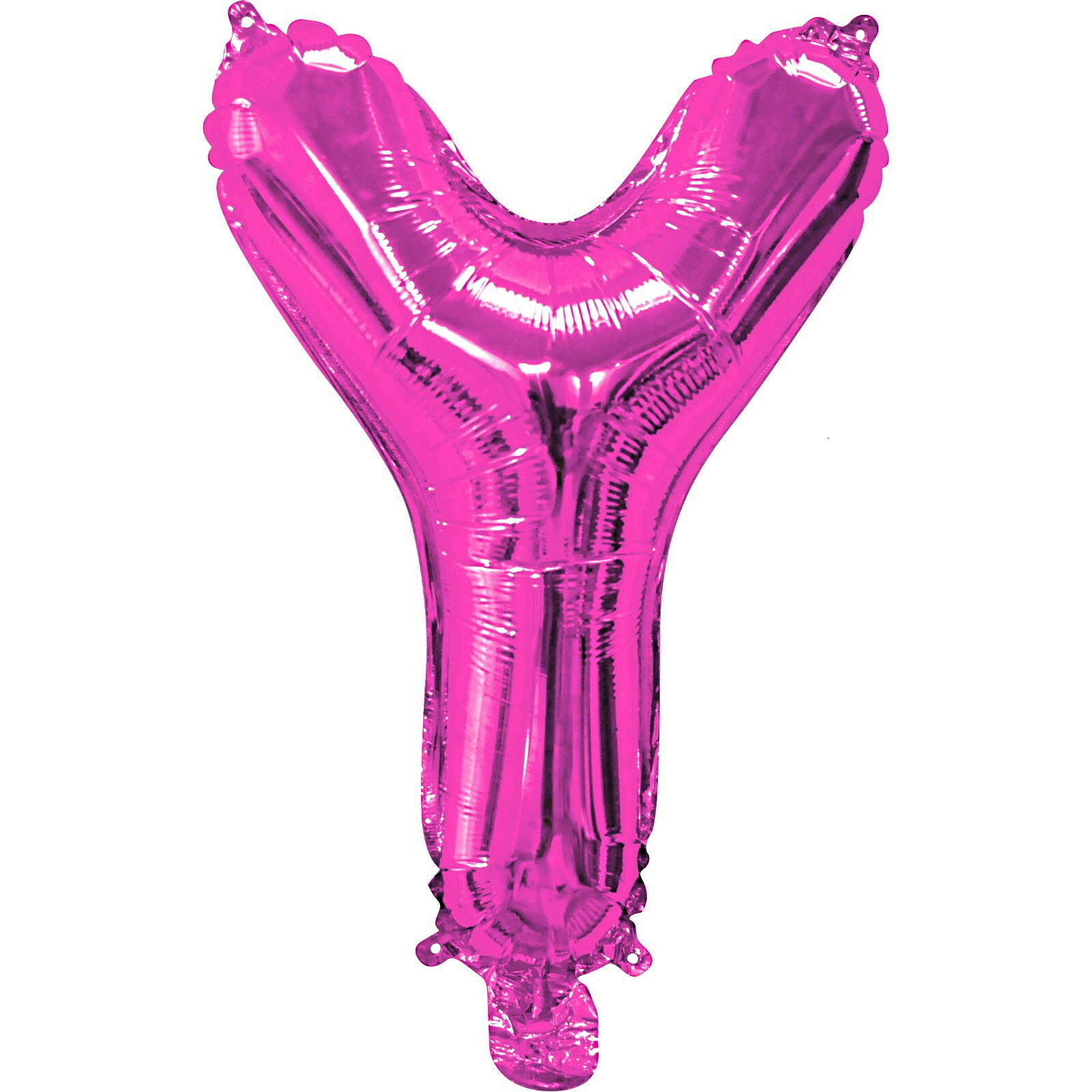 Pink Letter Y Foil Air Fill Balloon 35cm - Discount Party Supplies