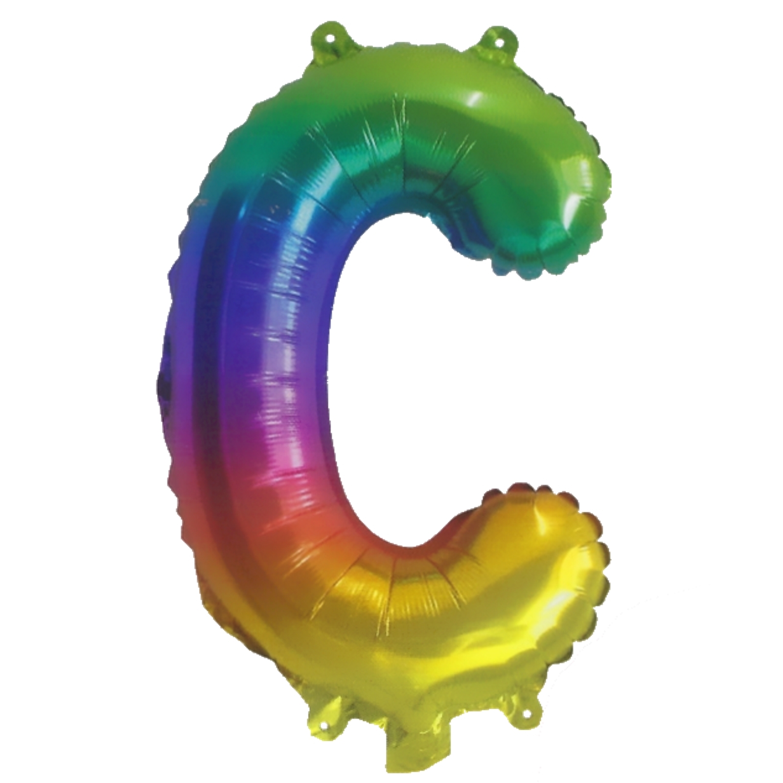 Rainbow Letter C Balloon 35cm - Discount Party Supplies