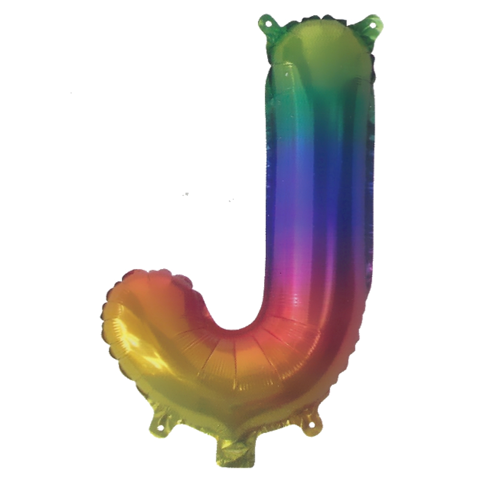 Rainbow Letter J Balloon 35cm - Discount Party Supplies