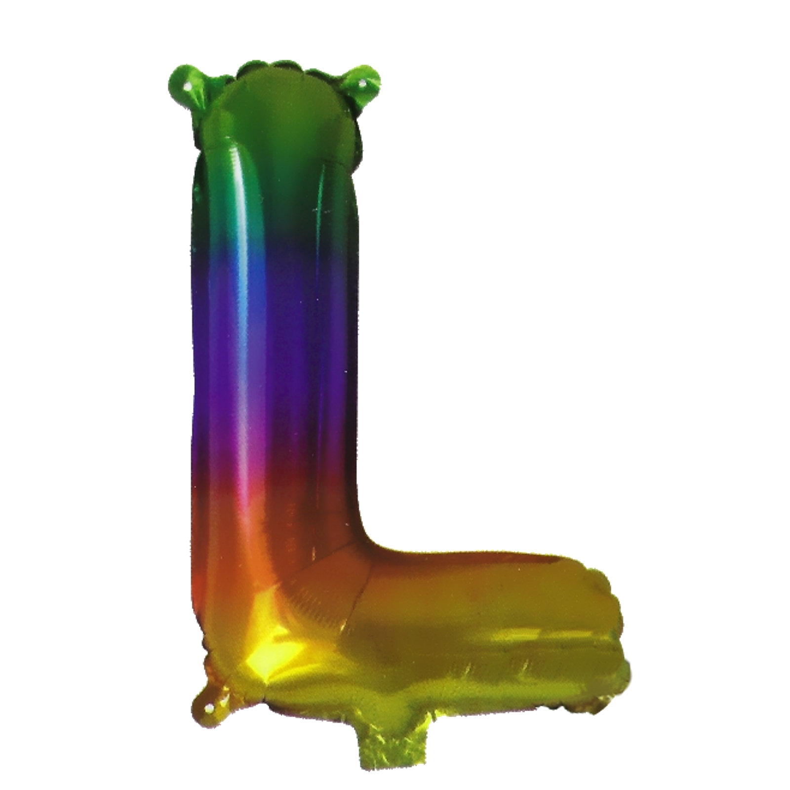 Rainbow Letter L Balloon 35cm | Rainbow Party Supplies | Coloured Party ...