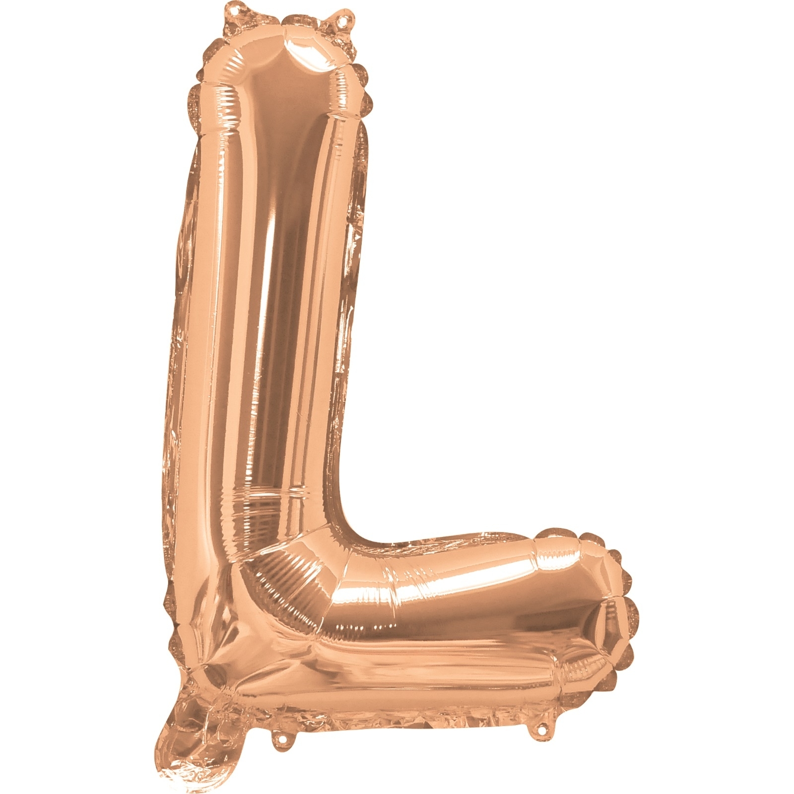 Rose Gold Letter L Balloon 35cm - Discount Party Supplies