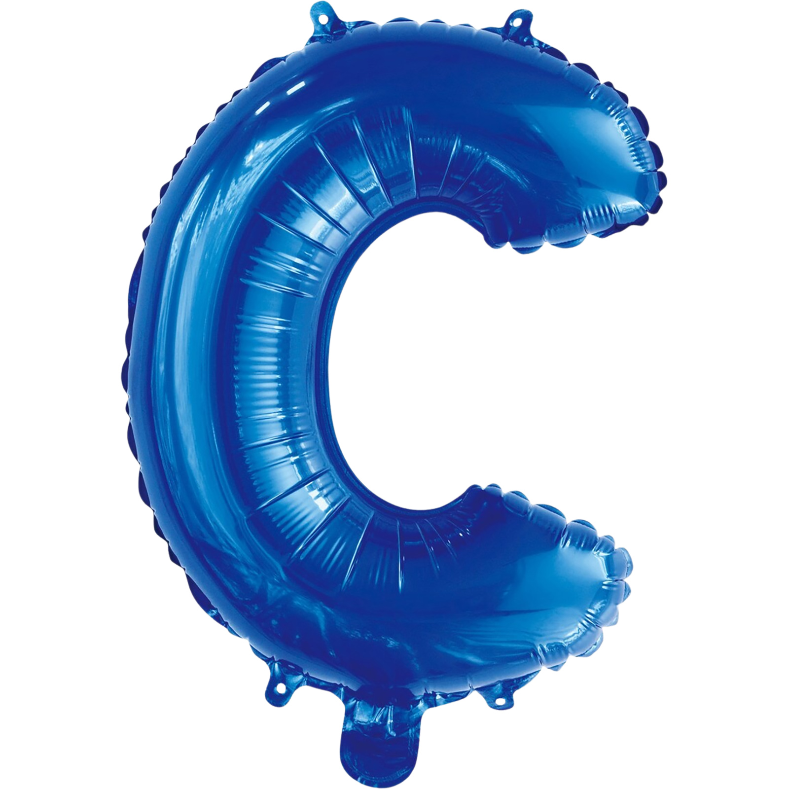 Letter C Blue Foil Air Fill Balloon 35.5cm - Discount Party Supplies