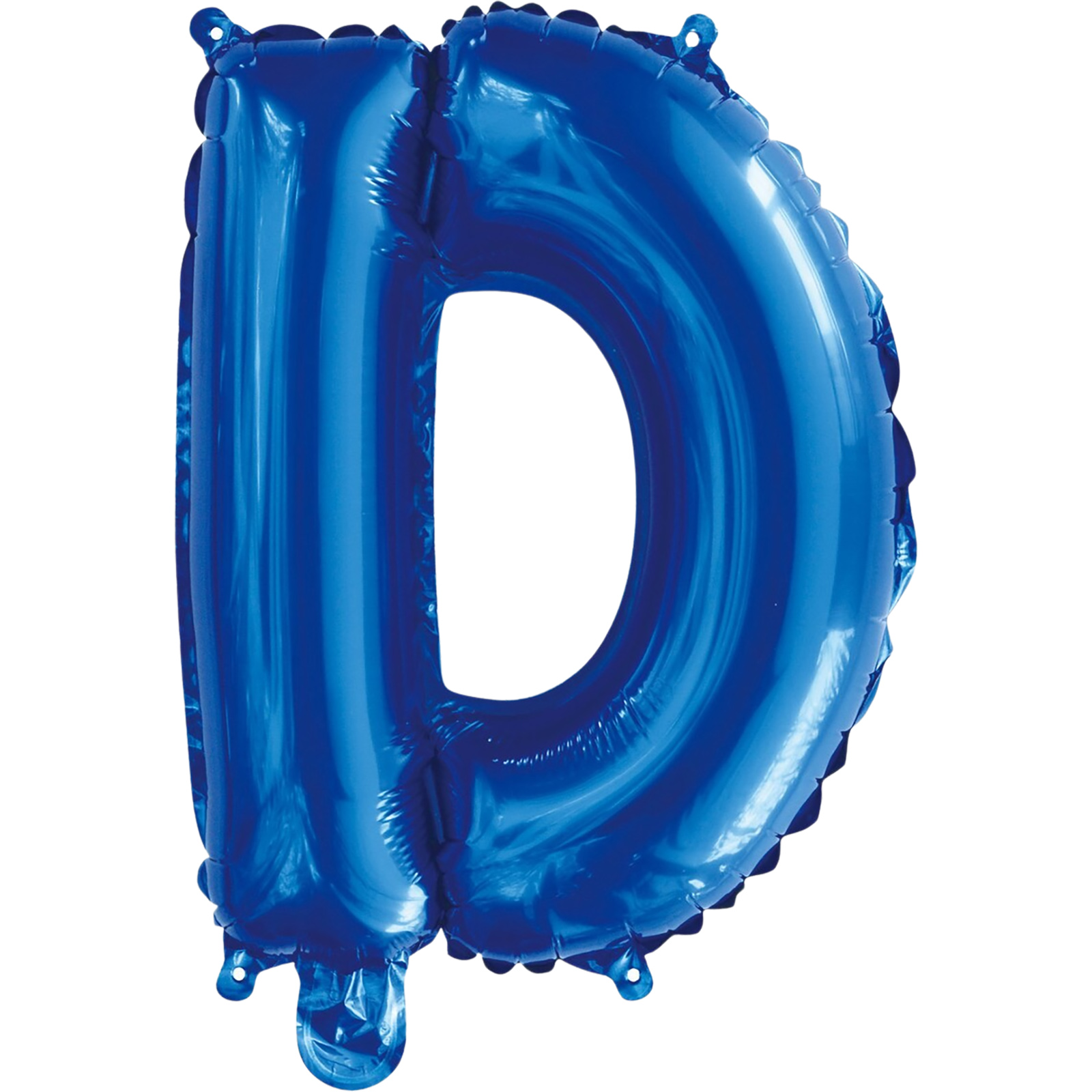 Letter D Blue Foil Air Fill Balloon 35.5cm - Discount Party Supplies