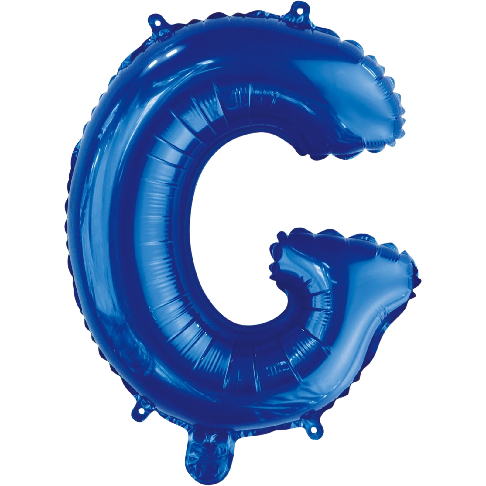 Letter G Blue Foil Air Fill Balloon 35.5cm - Discount Party Supplies