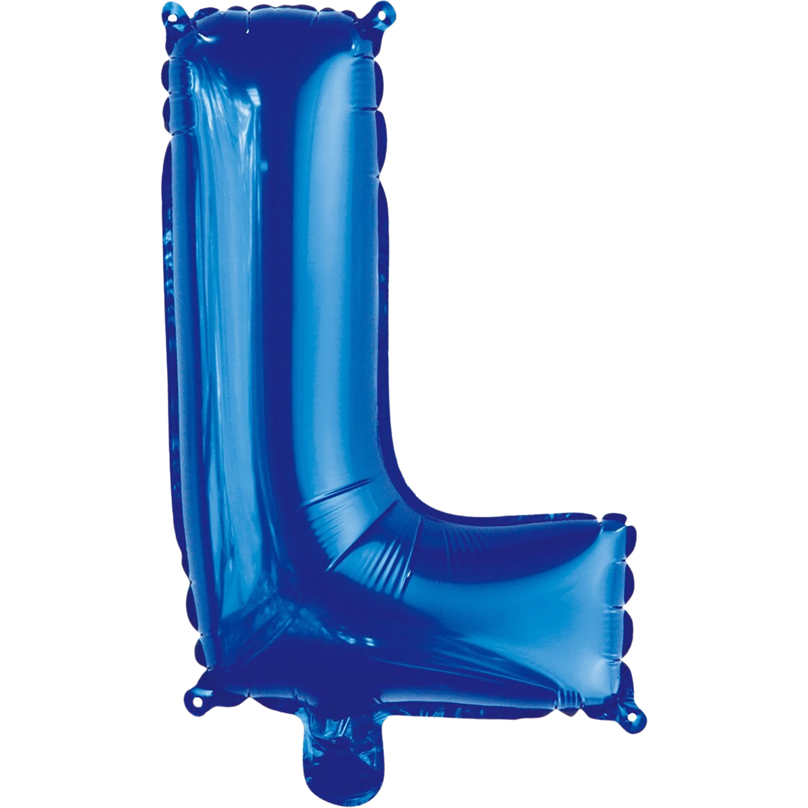 Letter L Blue Foil Air Fill Balloon 35.5cm - Discount Party Supplies