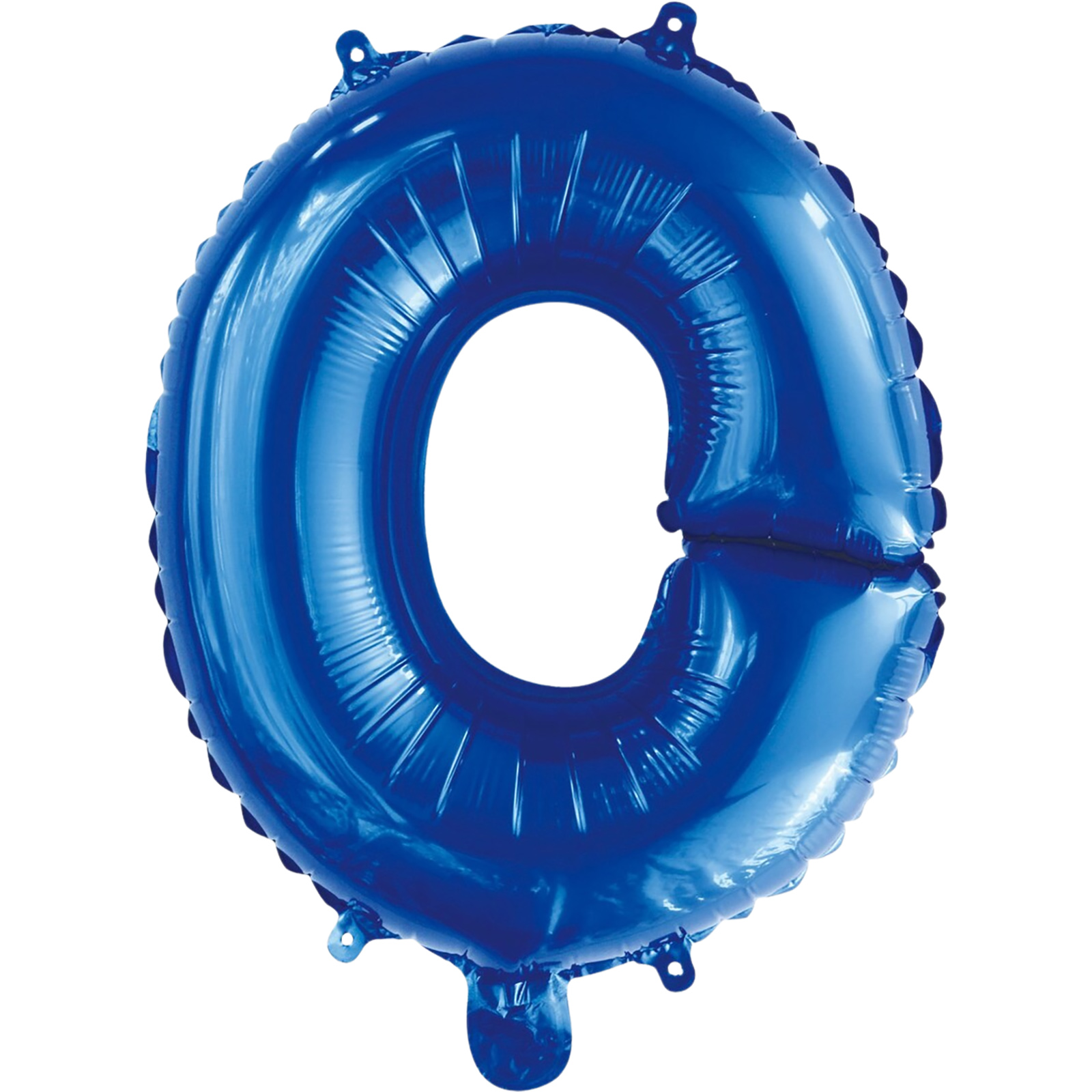 Letter O Blue Foil Air Fill Balloon 35.5cm - Discount Party Supplies