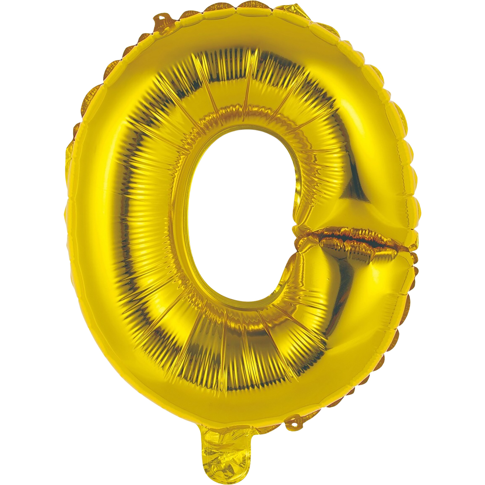 Letter O Gold Foil Air Fill Balloon 35.5cm - Discount Party Supplies