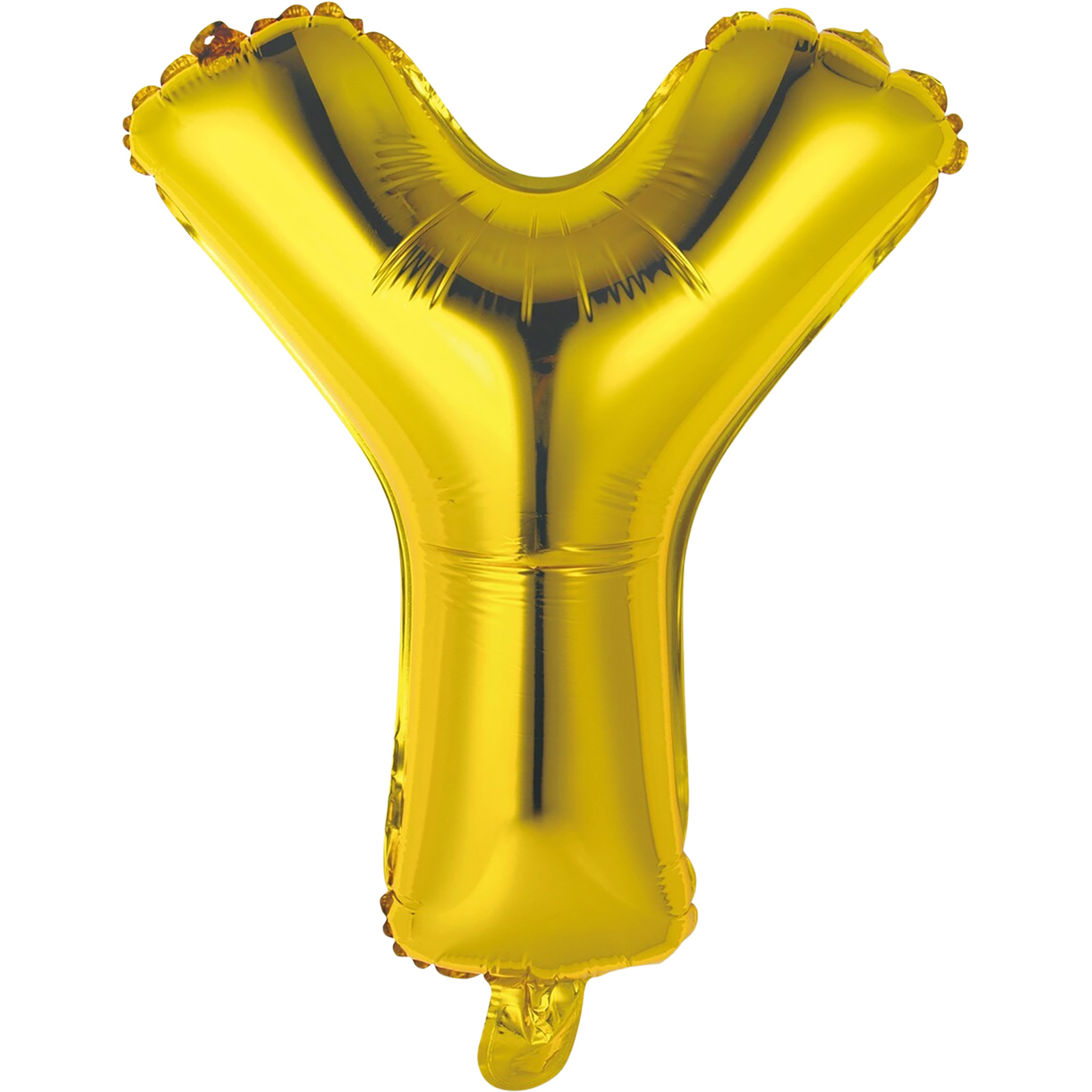 Letter Y Gold Foil Air Fill Balloon 35.5cm - Discount Party Supplies
