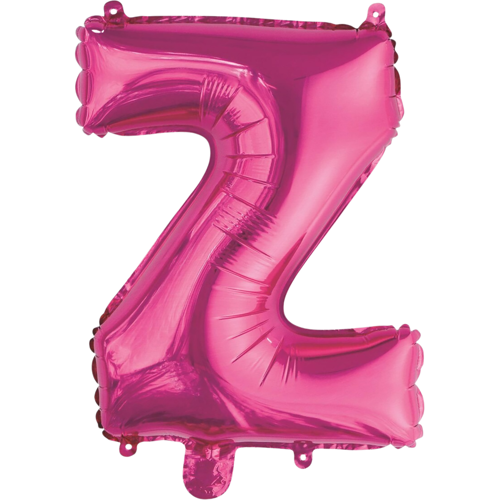 Letter Z Hot Pink Foil Air Fill Balloon 35.5cm - Discount Party Supplies