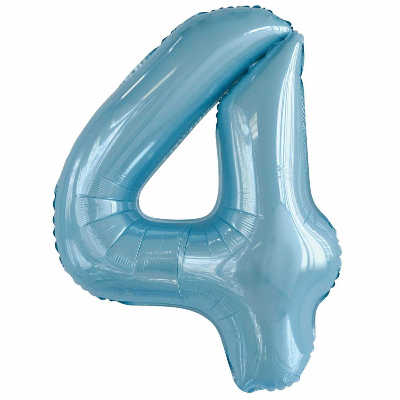 Light Blue Foil 4 Balloon 86cm - Discount Party Supplies