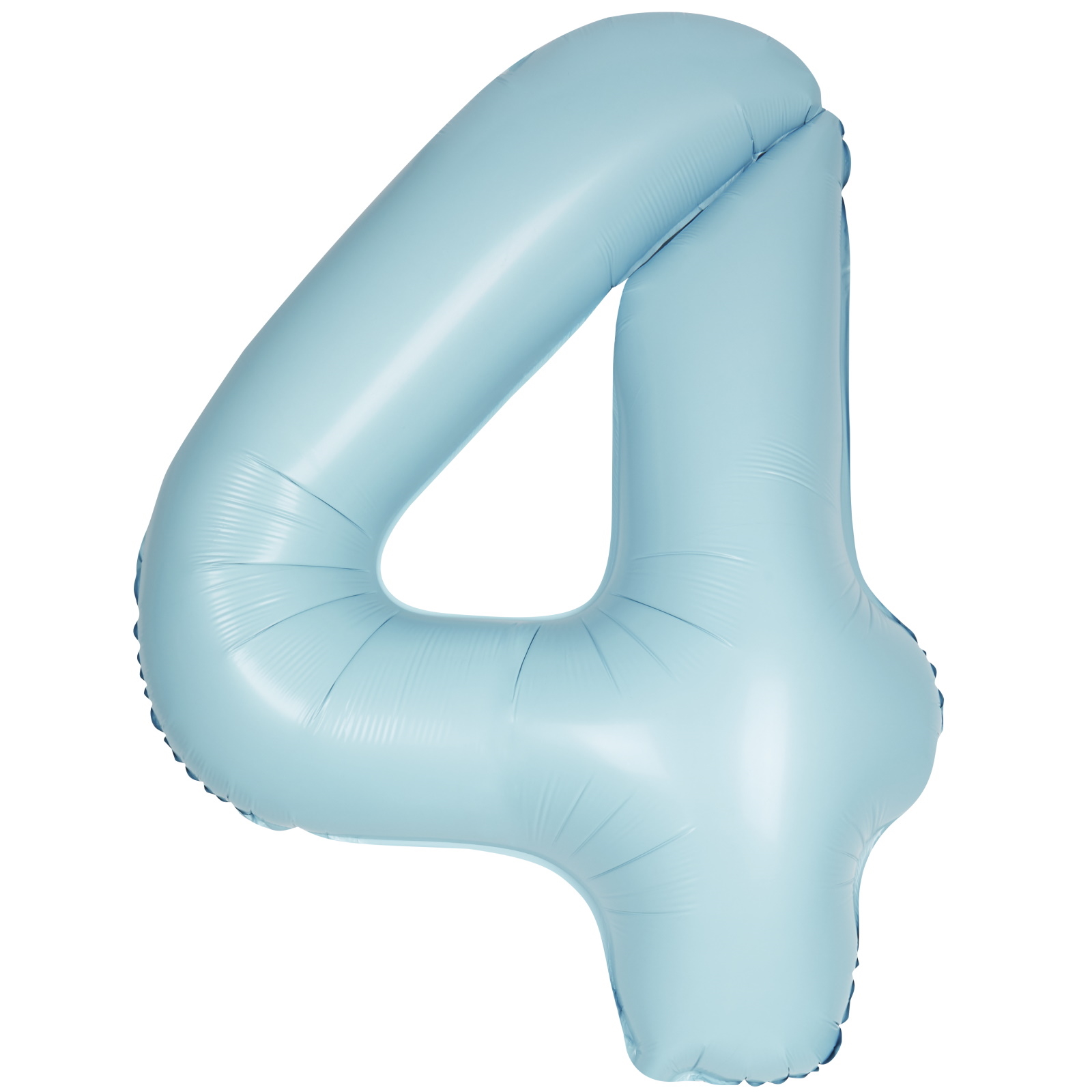 Pastel Matte Blue Foil 4 Balloon 86cm - Discount Party Supplies