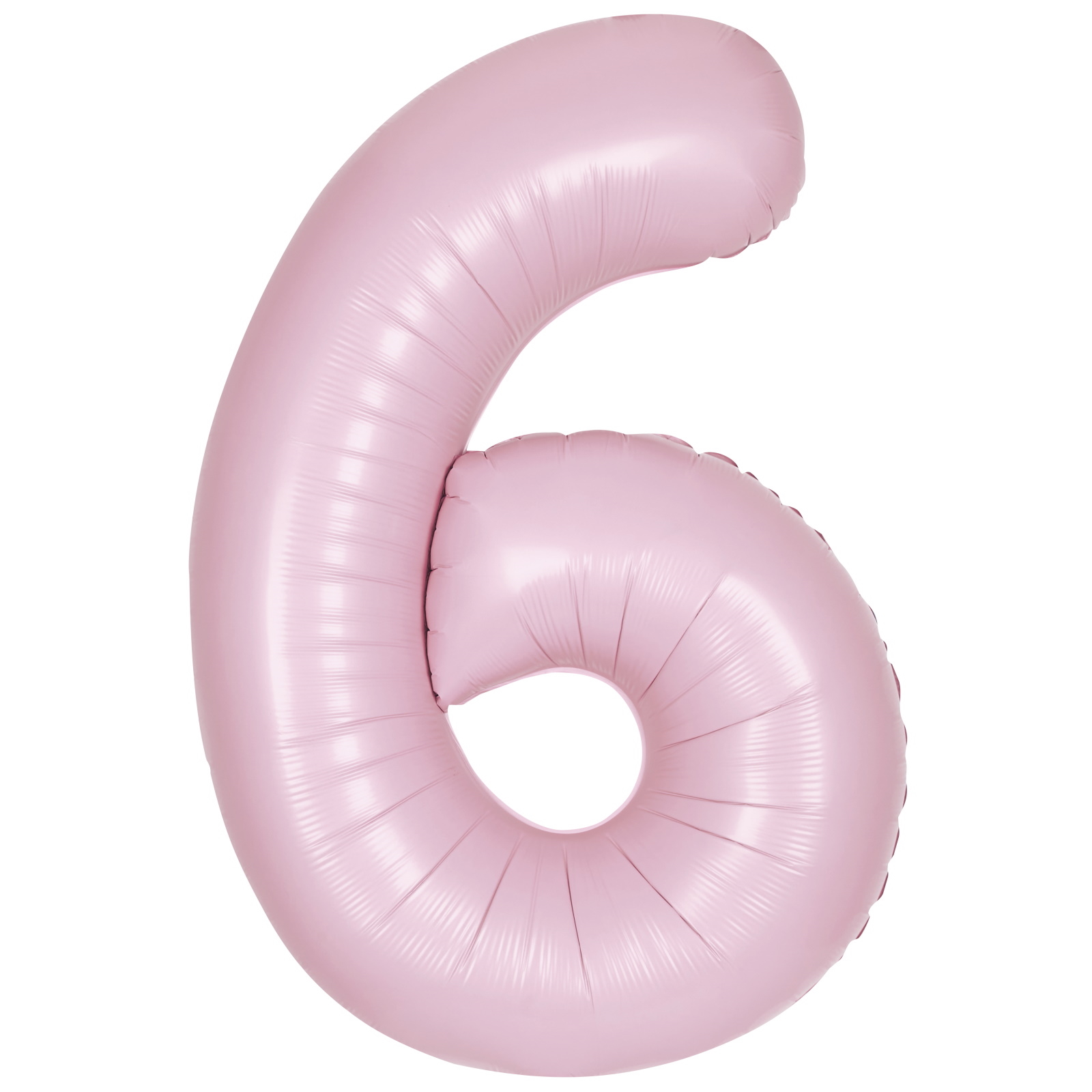 Pastel Matte Pink Foil 6 Balloon 86cm - Discount Party Supplies