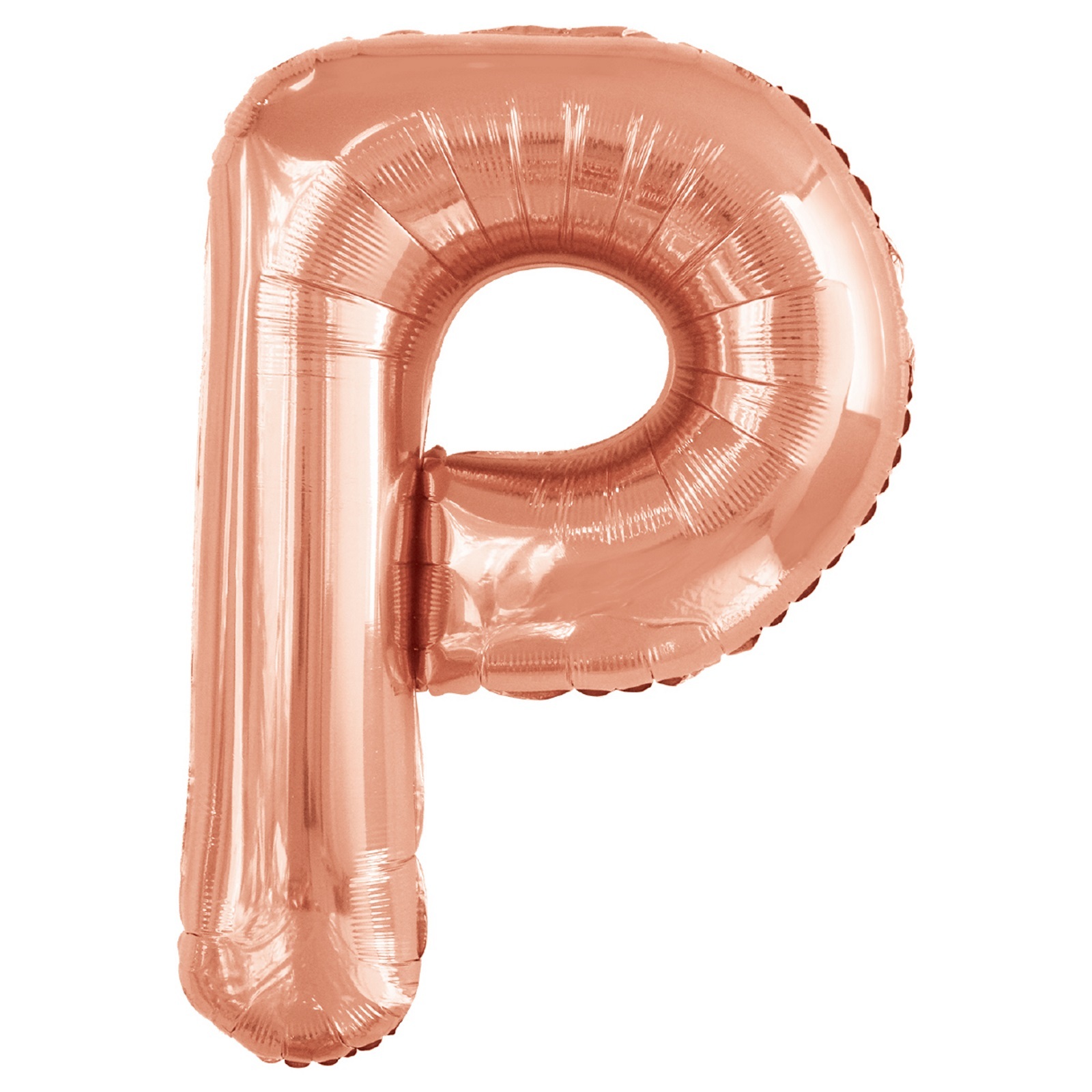 Rose Gold Foil P Balloon 86cm - Discount Party Supplies