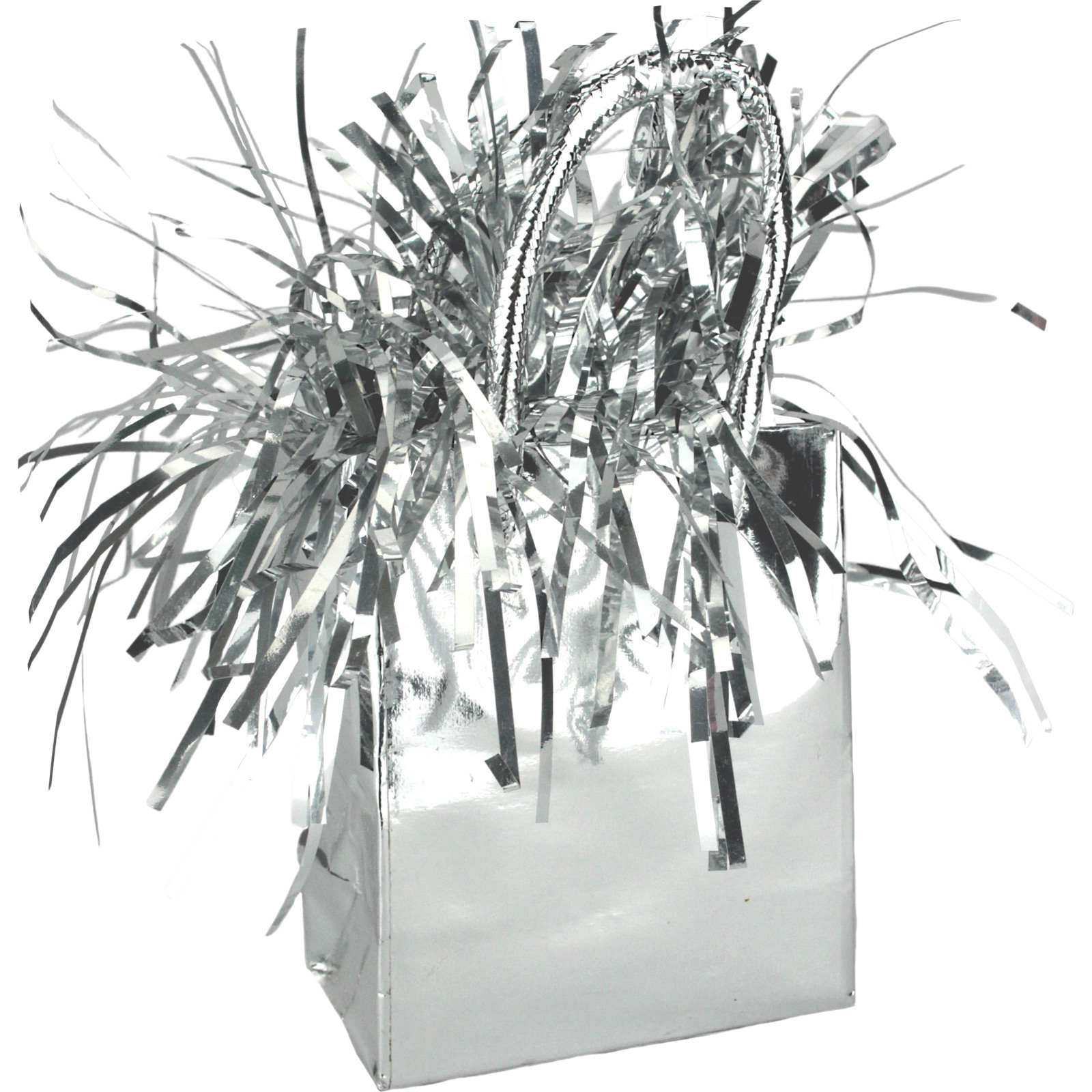 Silver Gift Bag Balloon Weight [COLBAWT13SIL] - Discount Party Supplies