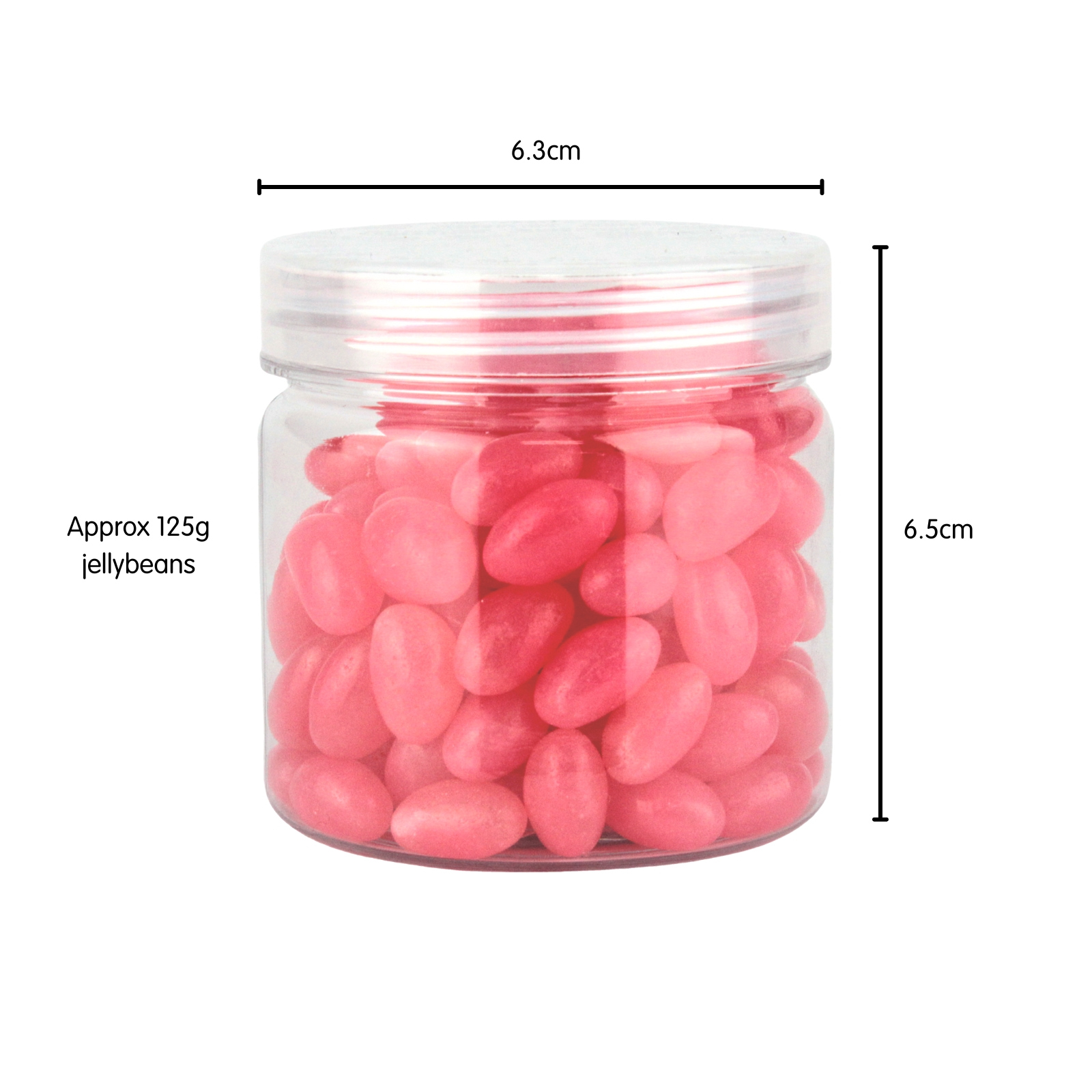 Pink Jelly Beans In A Jar (Box of 8) | Discount Party Supplies ...