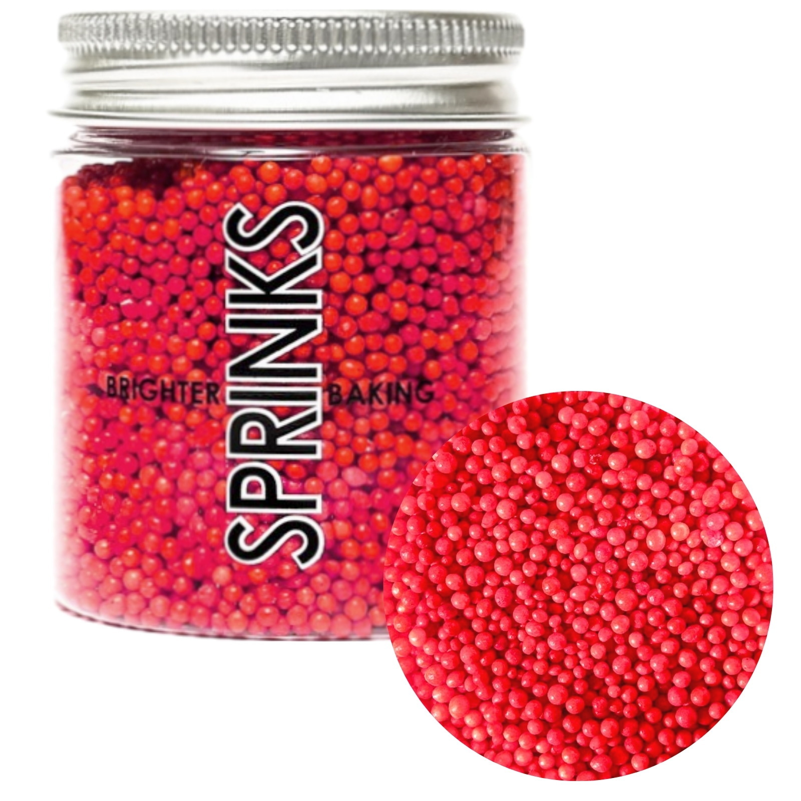 Sprinks Red Nonpareils (85g) - Discount Party Supplies