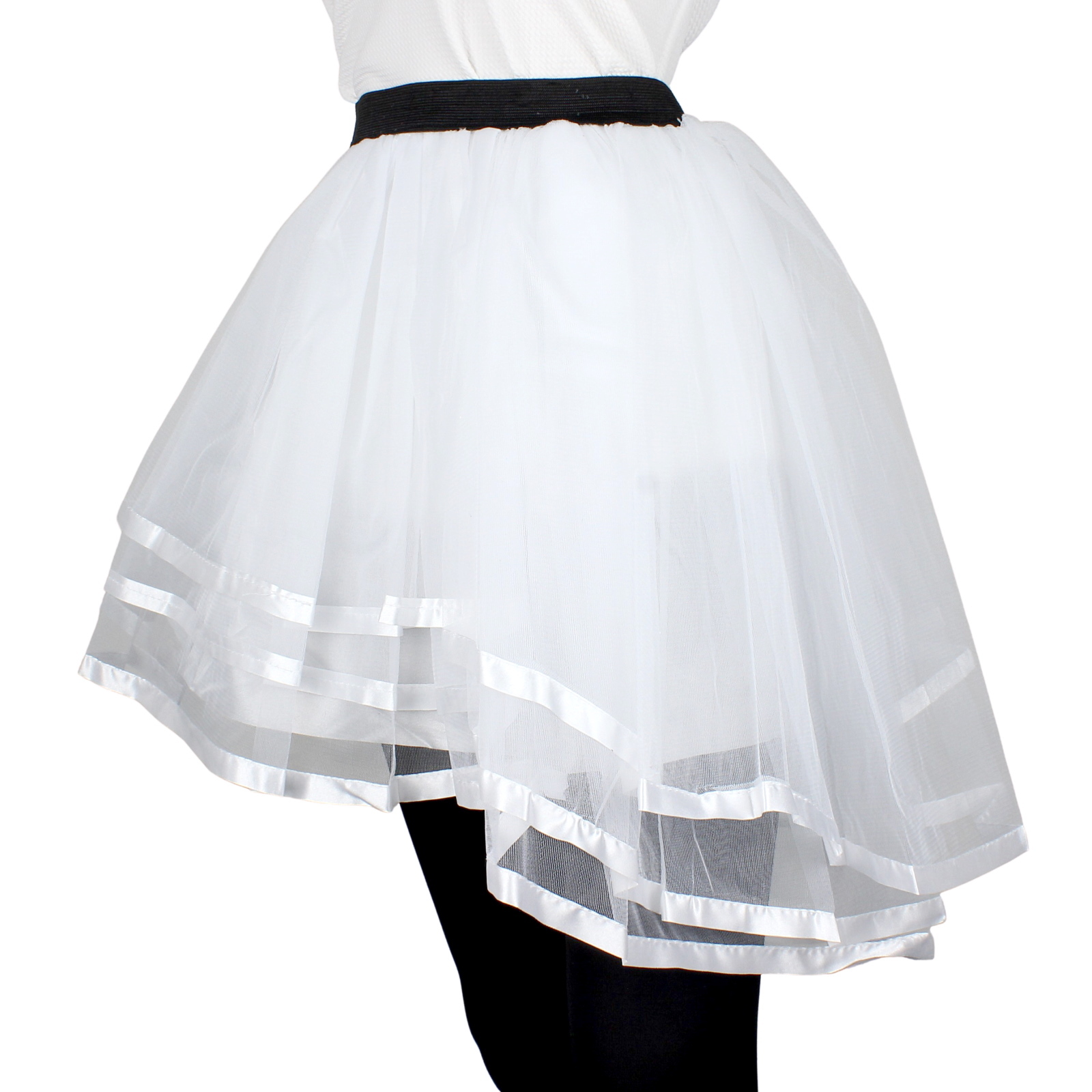 Adult High Low Tutu White - Discount Party Supplies