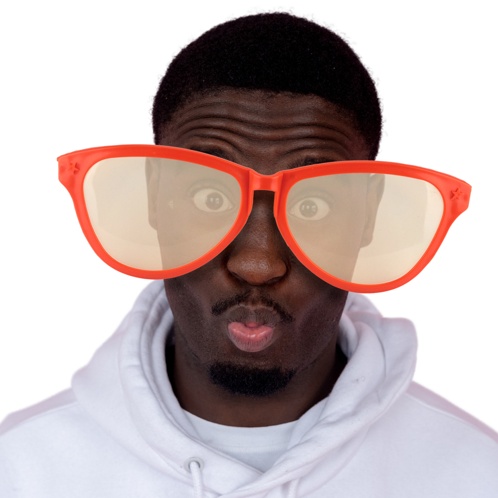 Jumbo Orange Novelty Glasses | Glasses | Hats and Headwear | Costumes ...