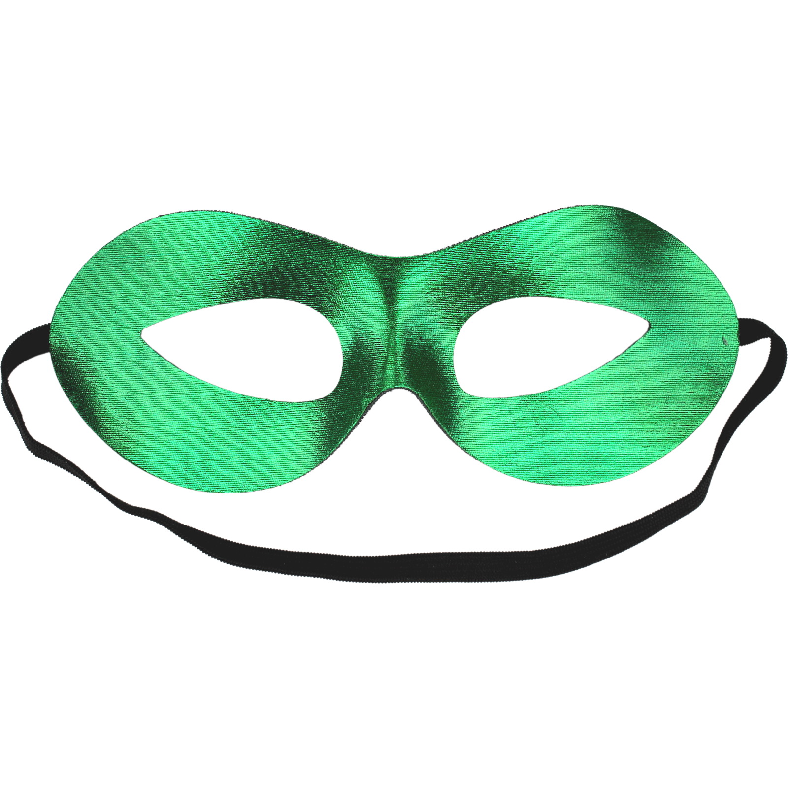 Metallic Green Superhero Mask - Discount Party Supplies