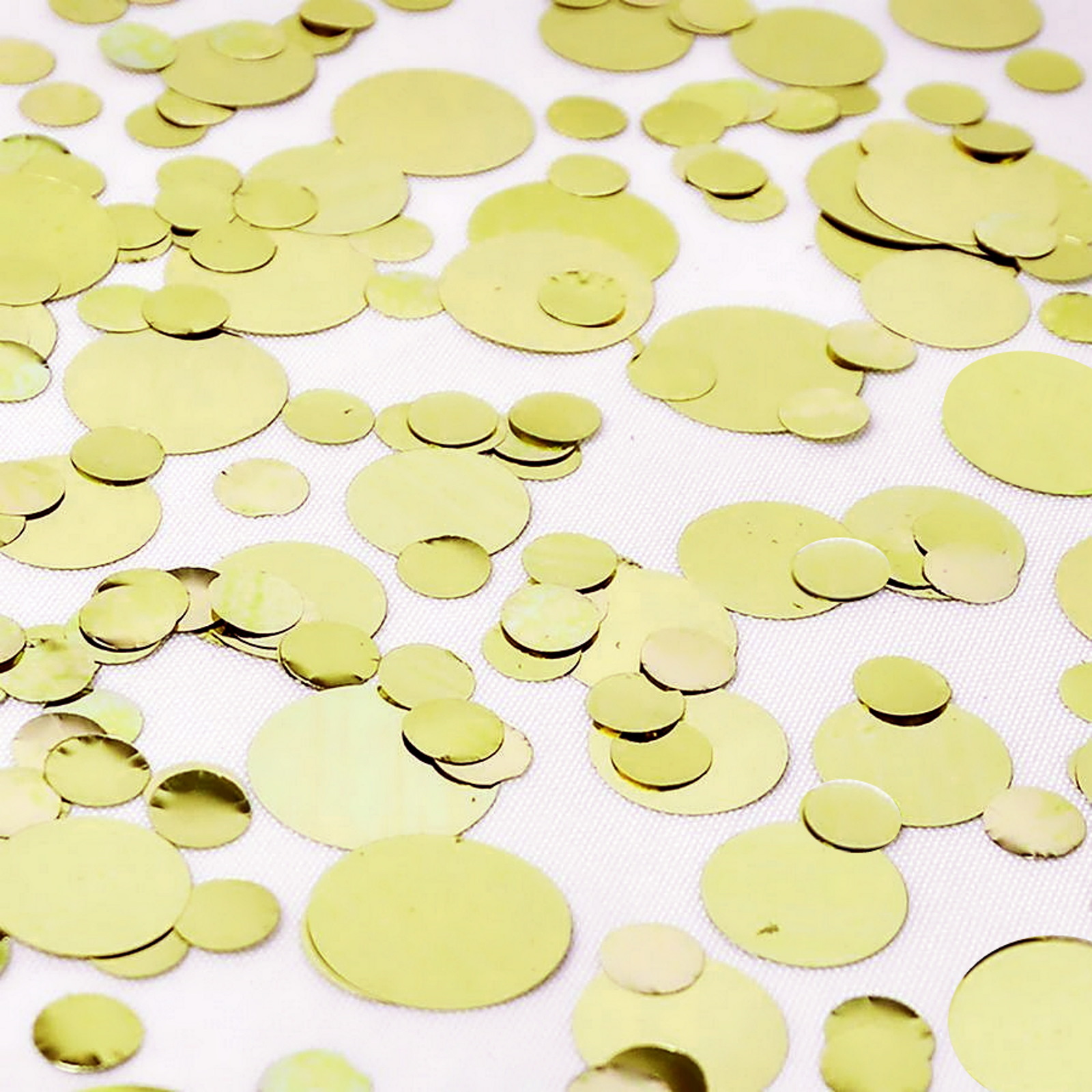 Gold Assorted Confetti Circles | Gold Party Supplies | Coloured Party ...