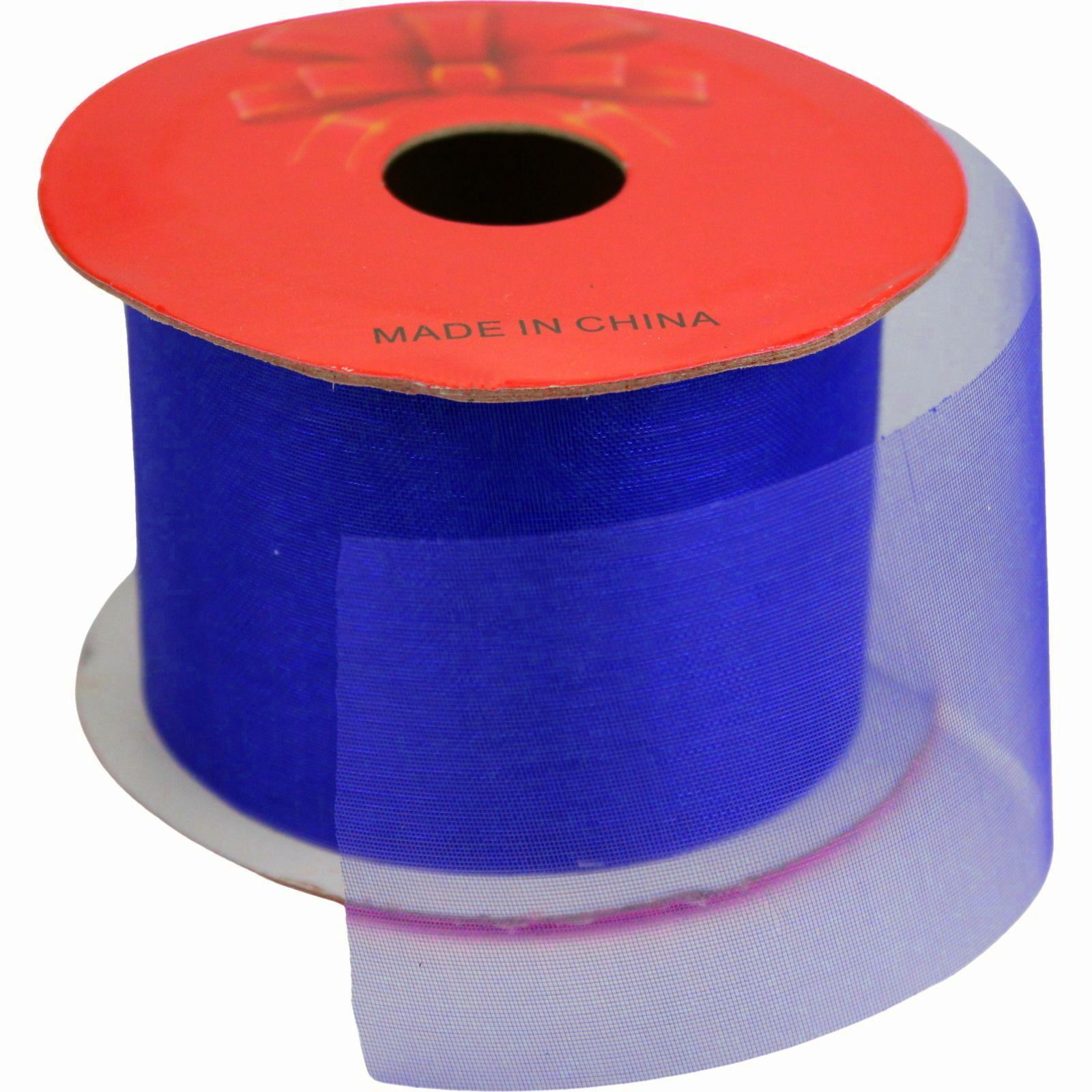 Blue Organza Ribbon (5m) - Discount Party Supplies