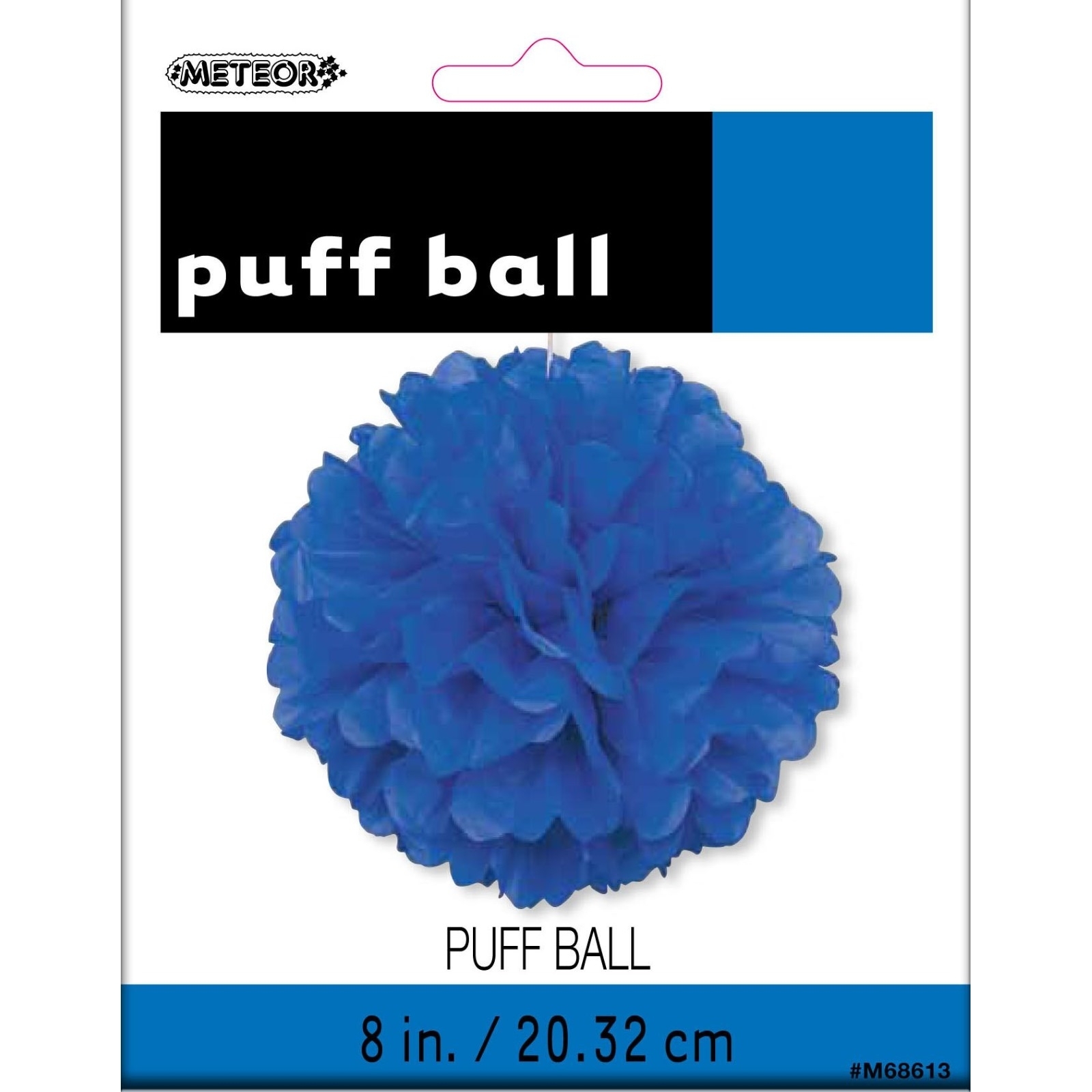 20cm Tissue Paper Puff Ball Royal Blue | Blue Coloured Party Supplies ...