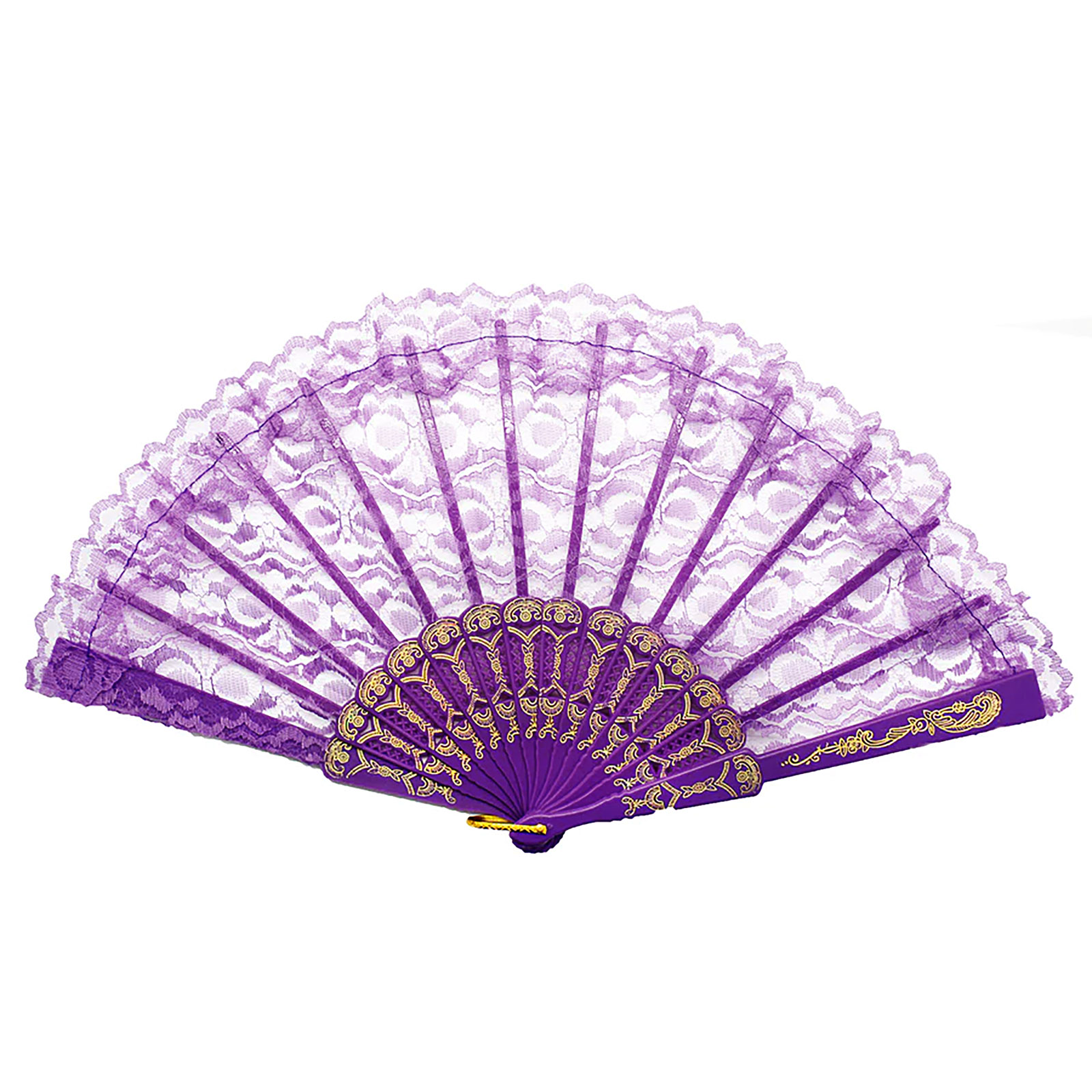 Purple Lace Hand Held Fan | Discount Party Supplies - Discount Party ...