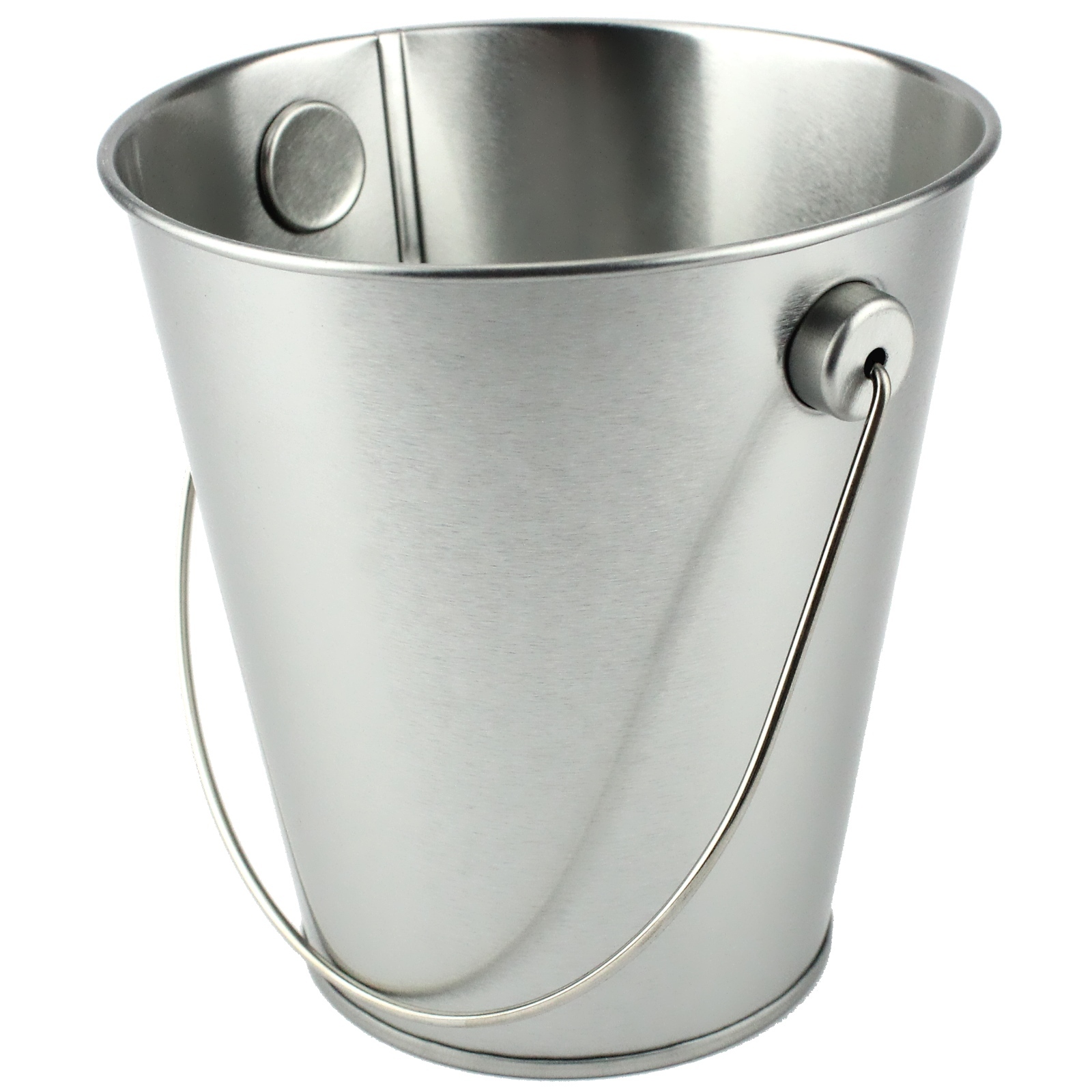 Silver Favour Bucket (Small) 11cm - Discount Party Supplies