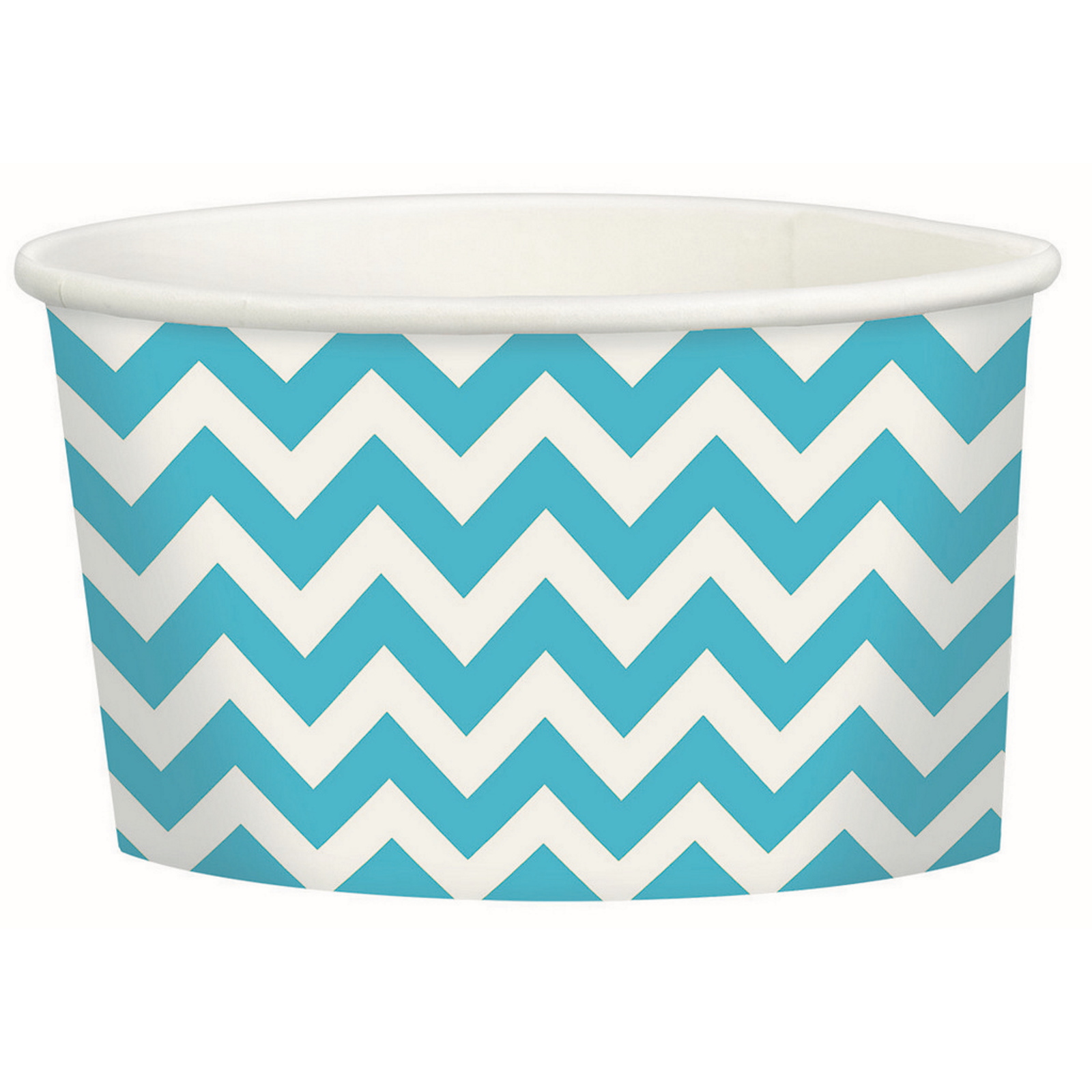 Caribbean Blue Chevron Paper Treat Cups (Pack of 20) | Caribbean Blue ...