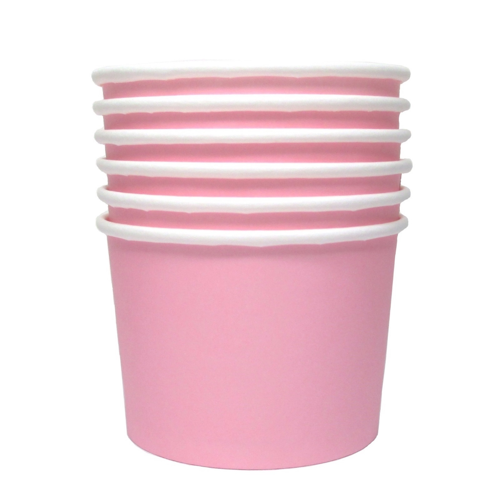 Light Pink Snack Cups (Pack of 6) - Discount Party Supplies