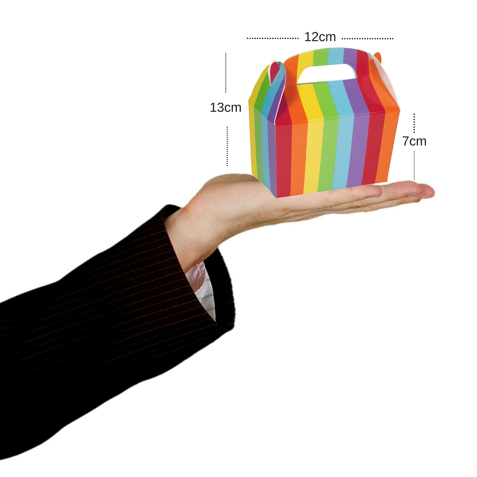 Rainbow Mini Lolly/Treat Box | Rainbow Party Supplies | Coloured Party ...