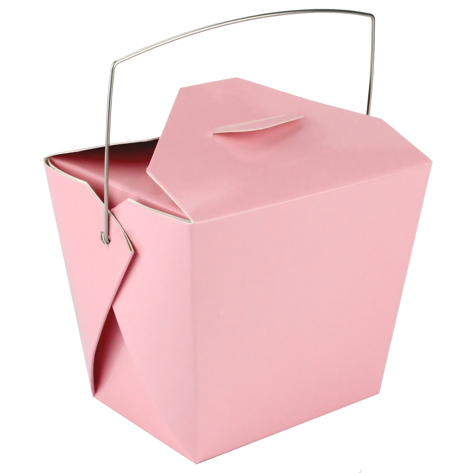 Light Pink Paper Noodle Boxes (Pack of 4) - Discount Party Supplies