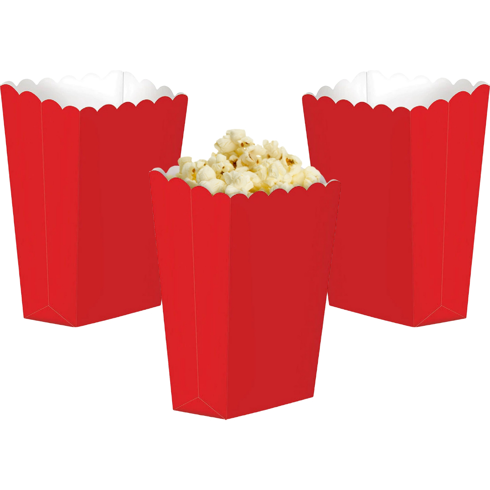 Red Treat Boxes (Pack of 5) - Discount Party Supplies