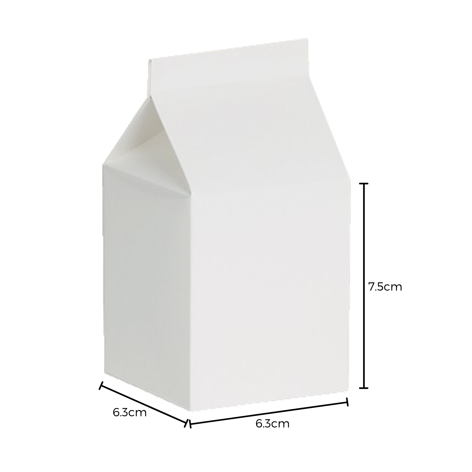 White Milk Boxes (Pack of 10) | White Party Supplies | Coloured Party ...