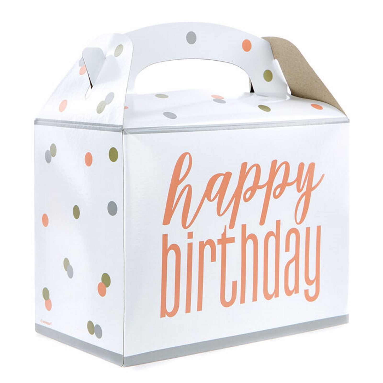 Rose Gold Happy Birthday Lolly/Treat Boxes (Pack of 6) - Discount Party ...