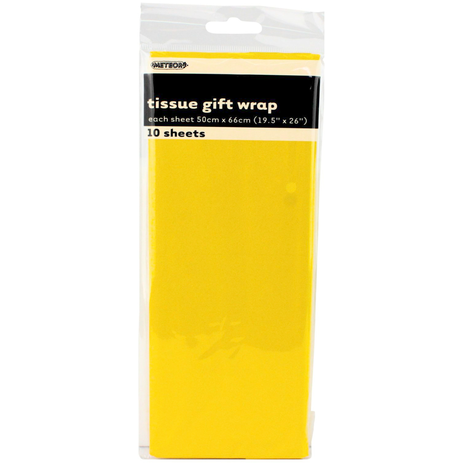 Sunflower Yellow Tissue Paper (10 Sheets) - Discount Party Supplies