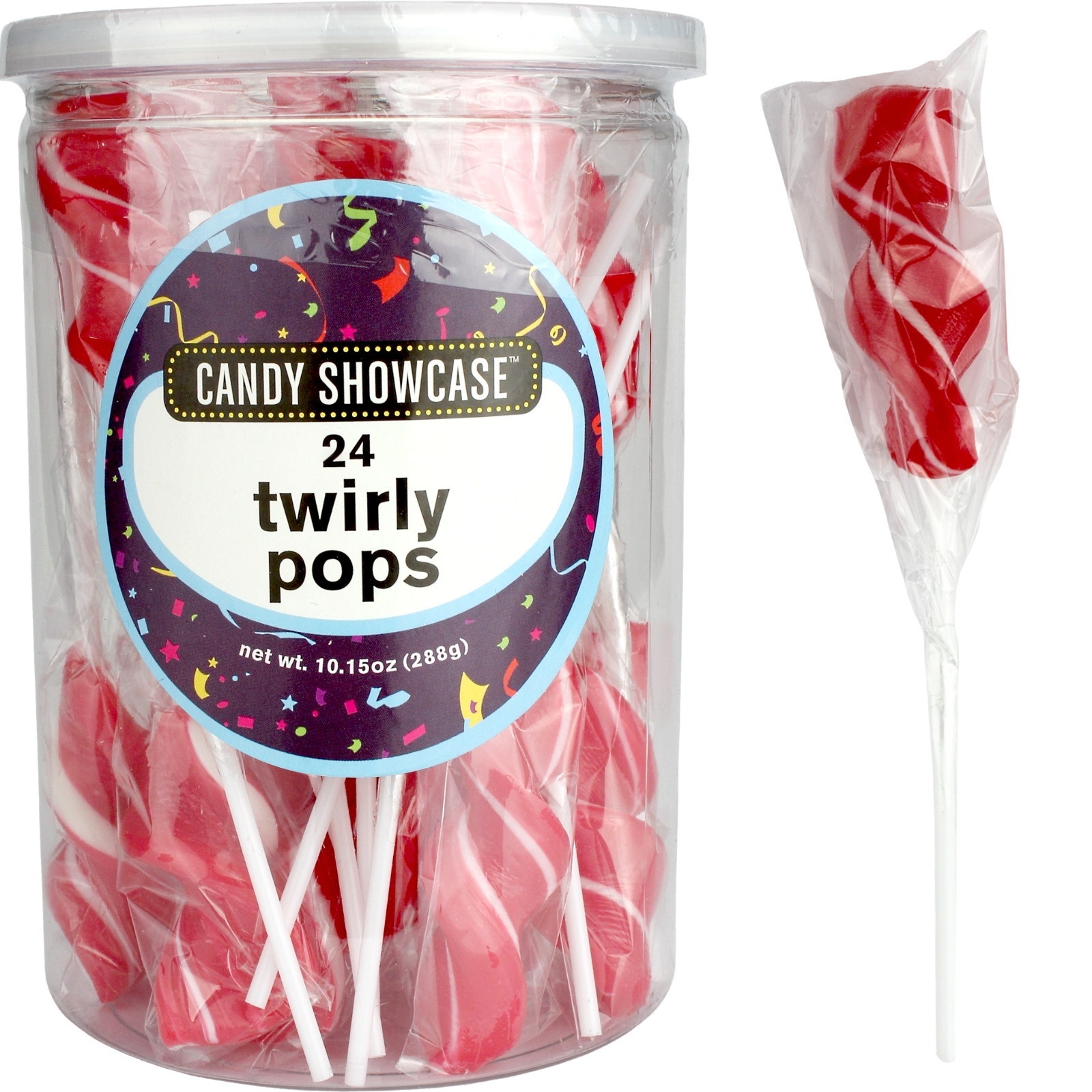 Red Twirly Pops (Pack of 24) - Discount Party Supplies