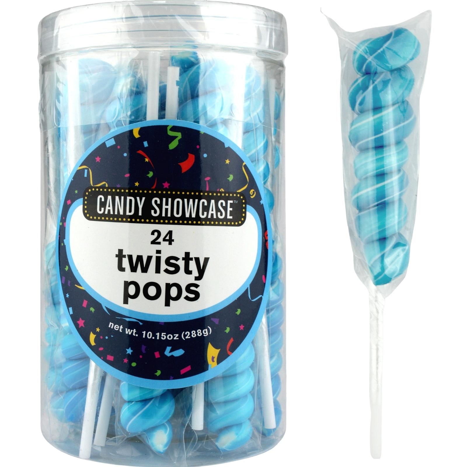 Blue Twist Pops (Pack of 24) - Discount Party Supplies