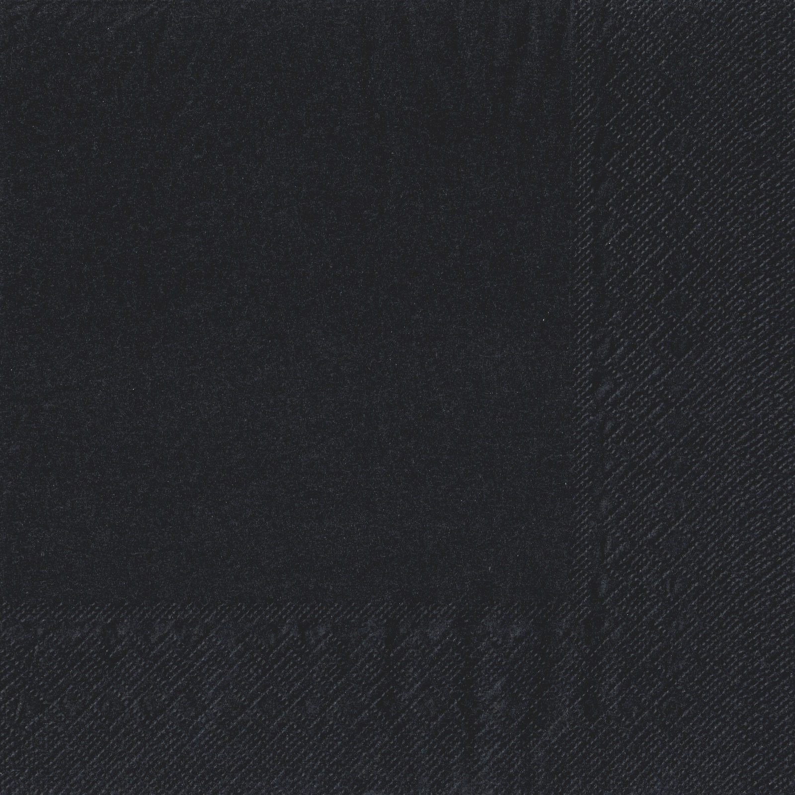 Jet Black Dinner Napkins / Serviettes (Pack of 40) | Black Party ...