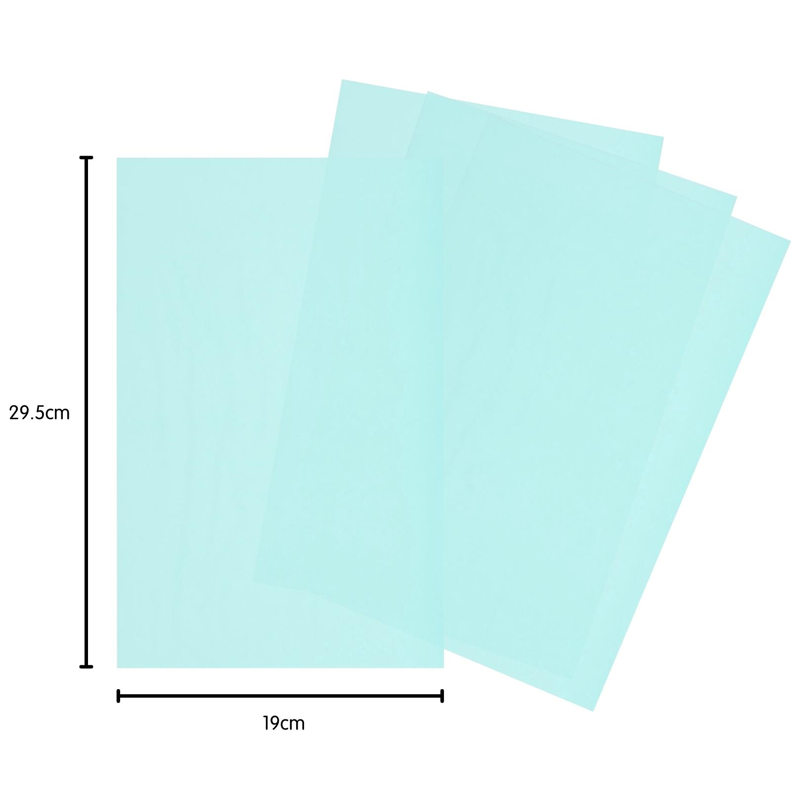 Light Blue Grease Proof Paper 32gsm (20 Sheets) | Light Blue Coloured ...