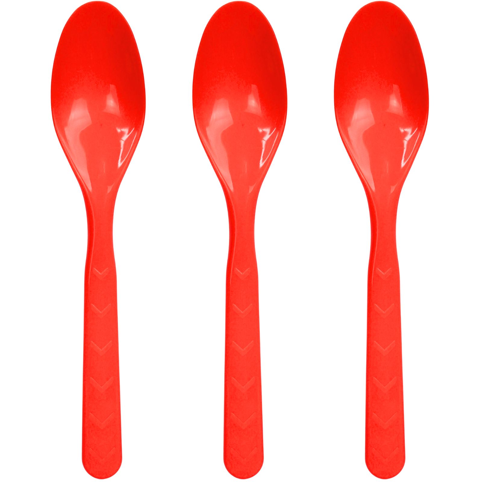 Red Reusable Plastic Spoons (Pack of 18) - Discount Party Supplies