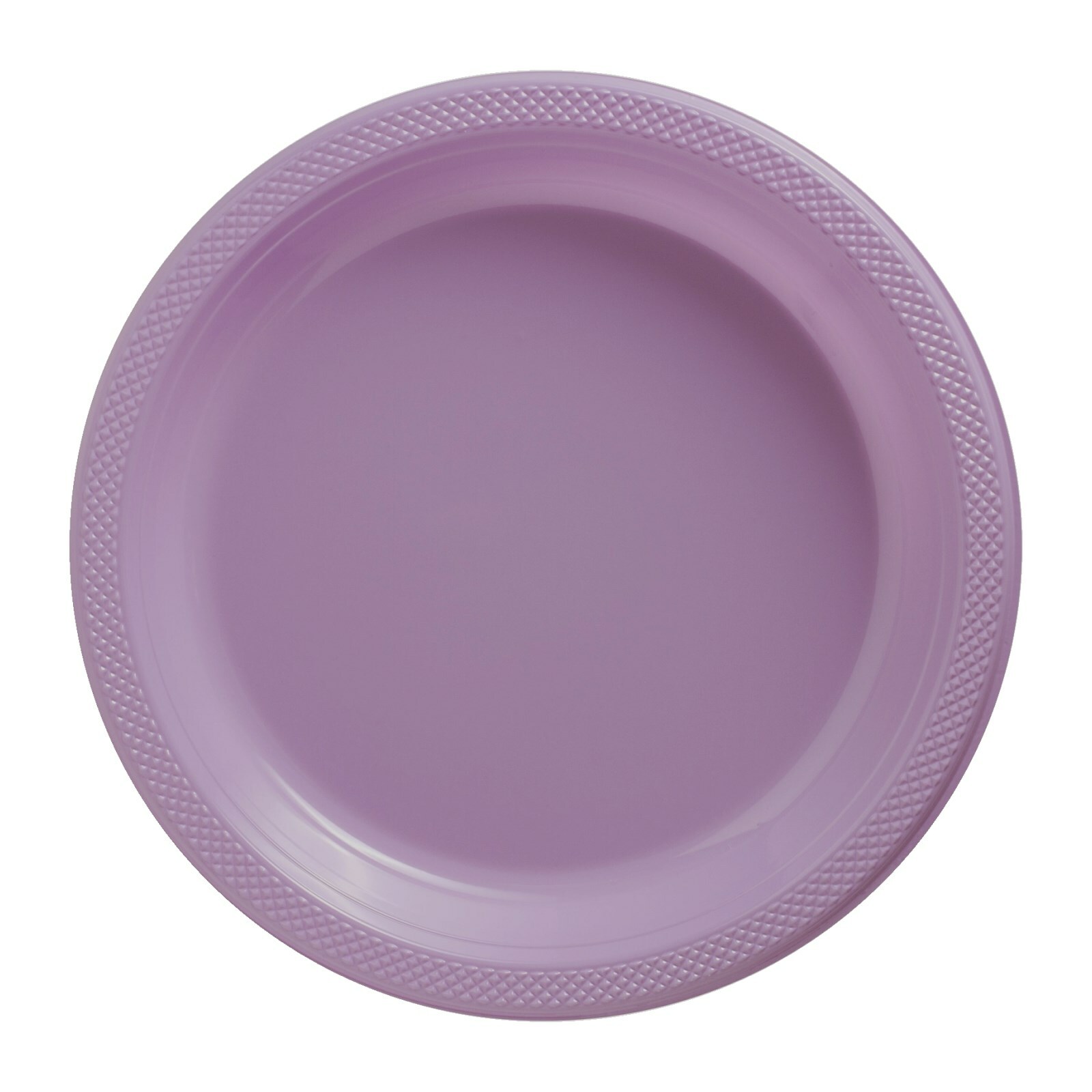 Lilac Small Plastic Plates (Pack of 20) - Discount Party Supplies