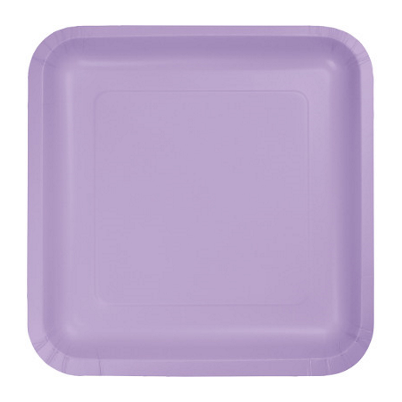 Luscious Lavender Square Paper Plates 18cm (Pack of 18) - Discount ...
