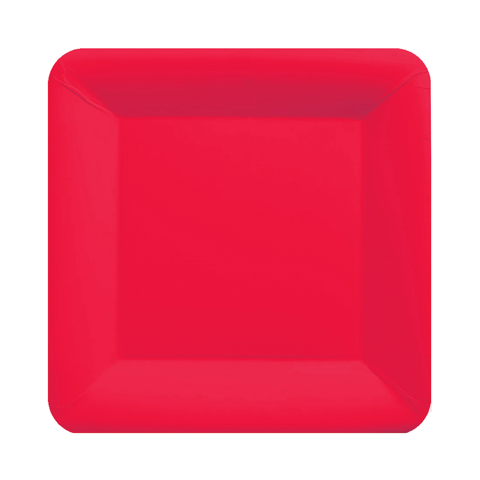 Apple Red 17cm Square Paper Plates NPC (Pack of 20) - Discount Party ...