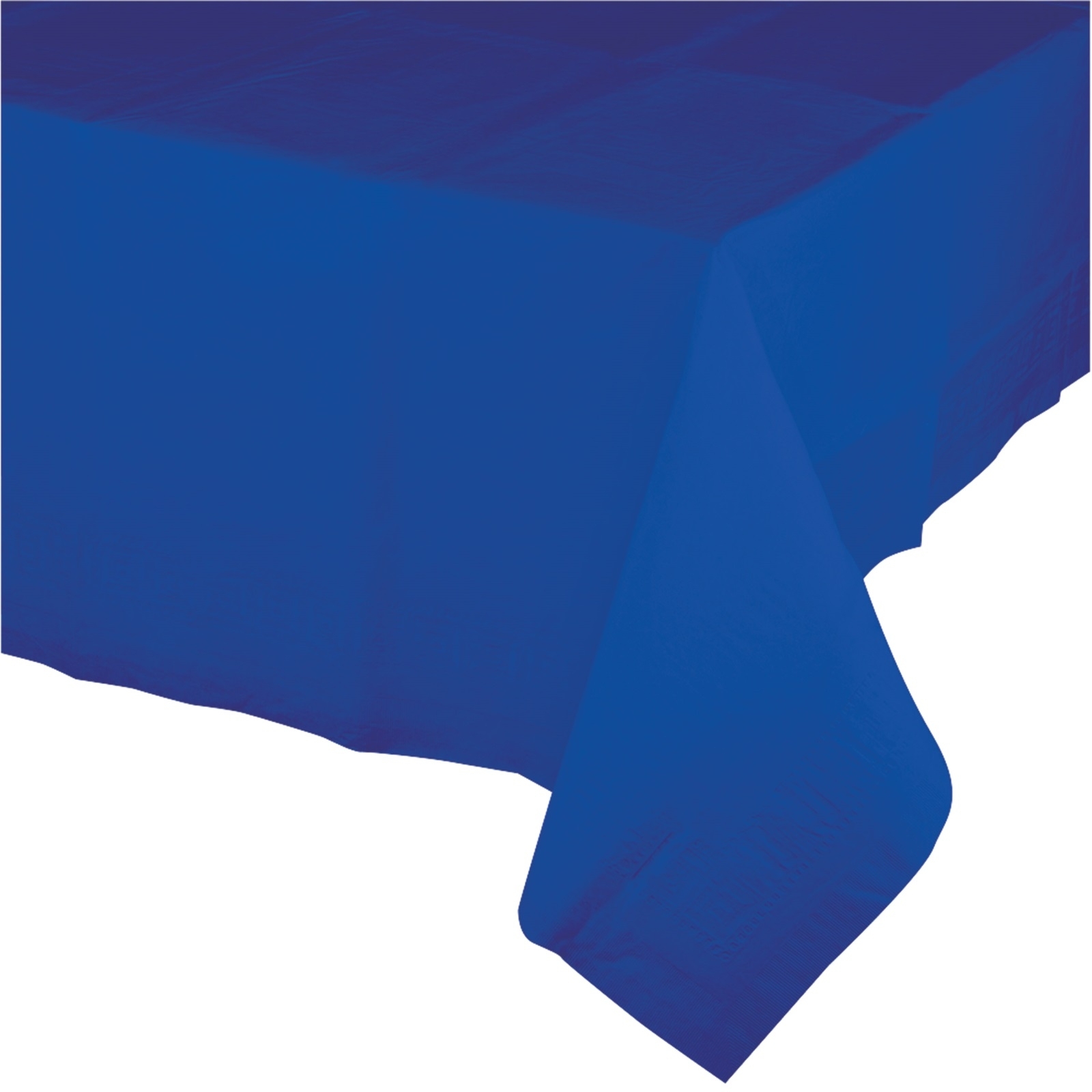 Cobalt Blue Rectangular Paper Tablecloth - Discount Party Supplies