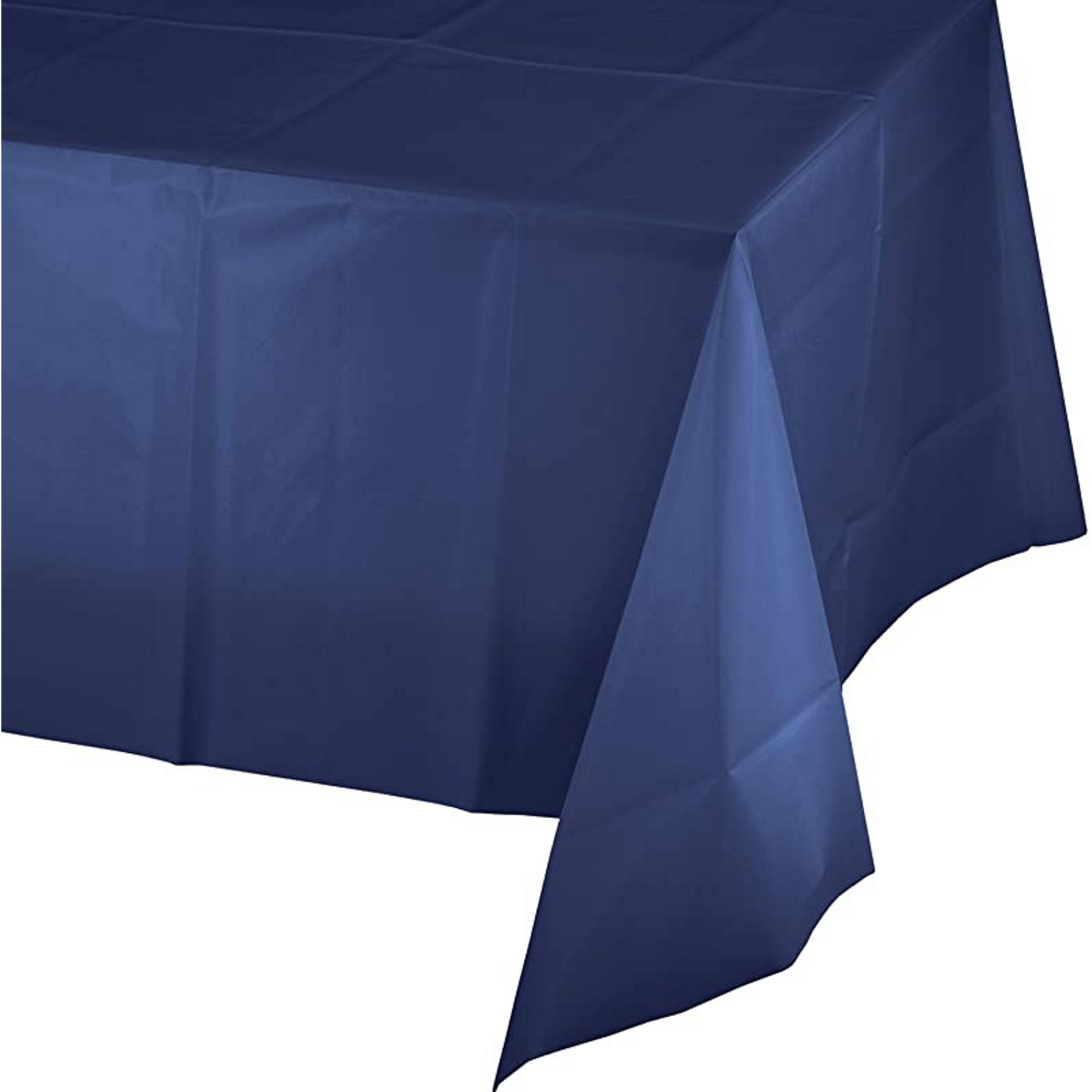 Navy Blue Rectangular Plastic Tablecloth - Discount Party Supplies