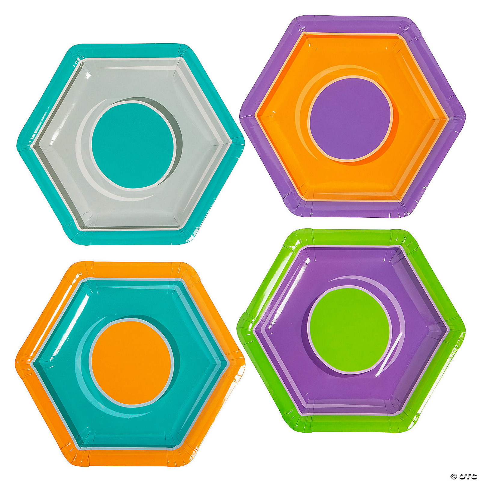 Little Handyman Small Hexagon Paper Plates (Pack of 8) - Discount Party ...