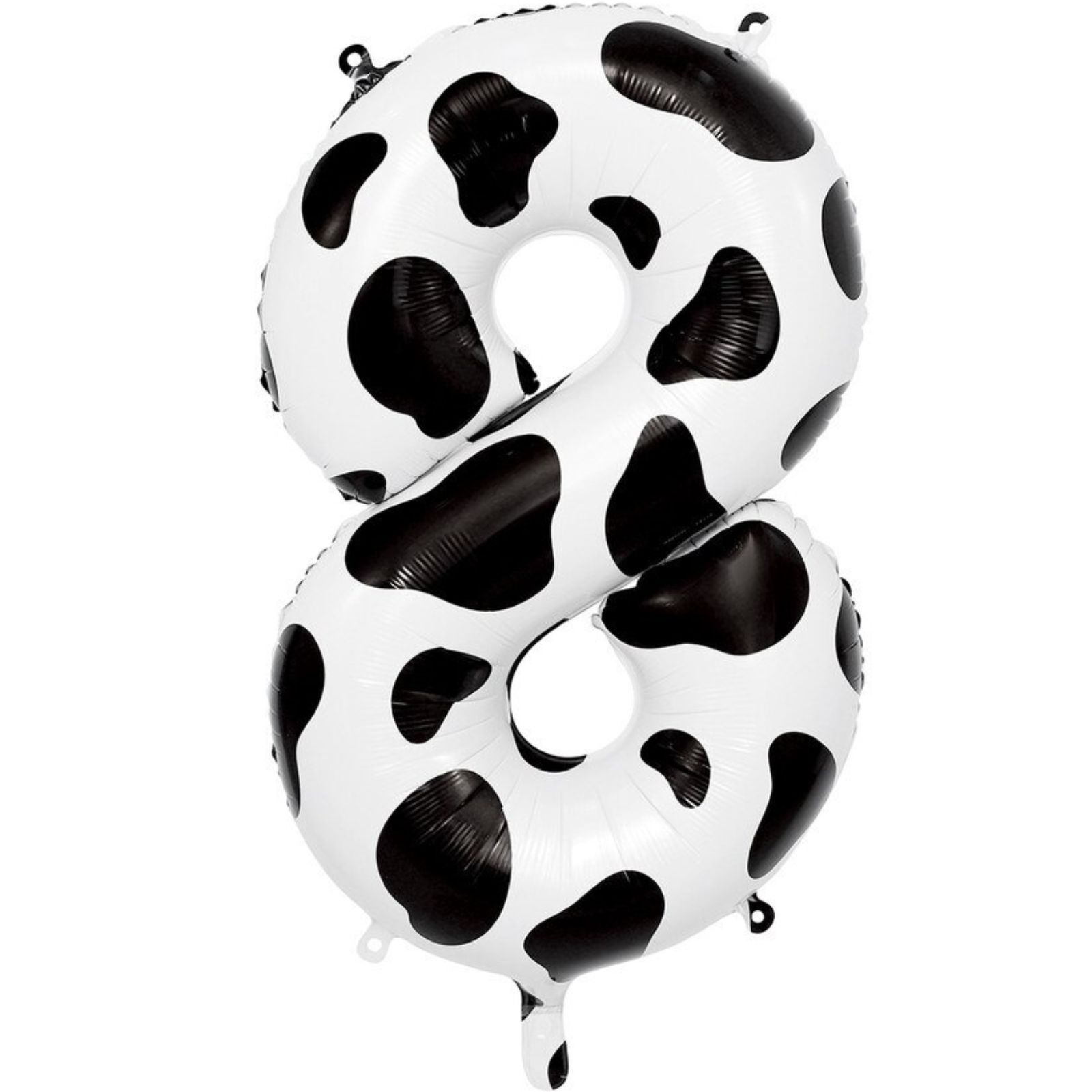 Cow Print Number 8 Balloon 86cm - Discount Party Supplies