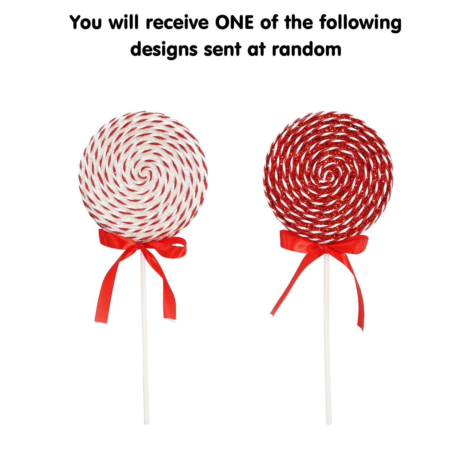 Candy Cane Lollipop Decoration 33cm (1 Only) | Discount Party Supplies ...