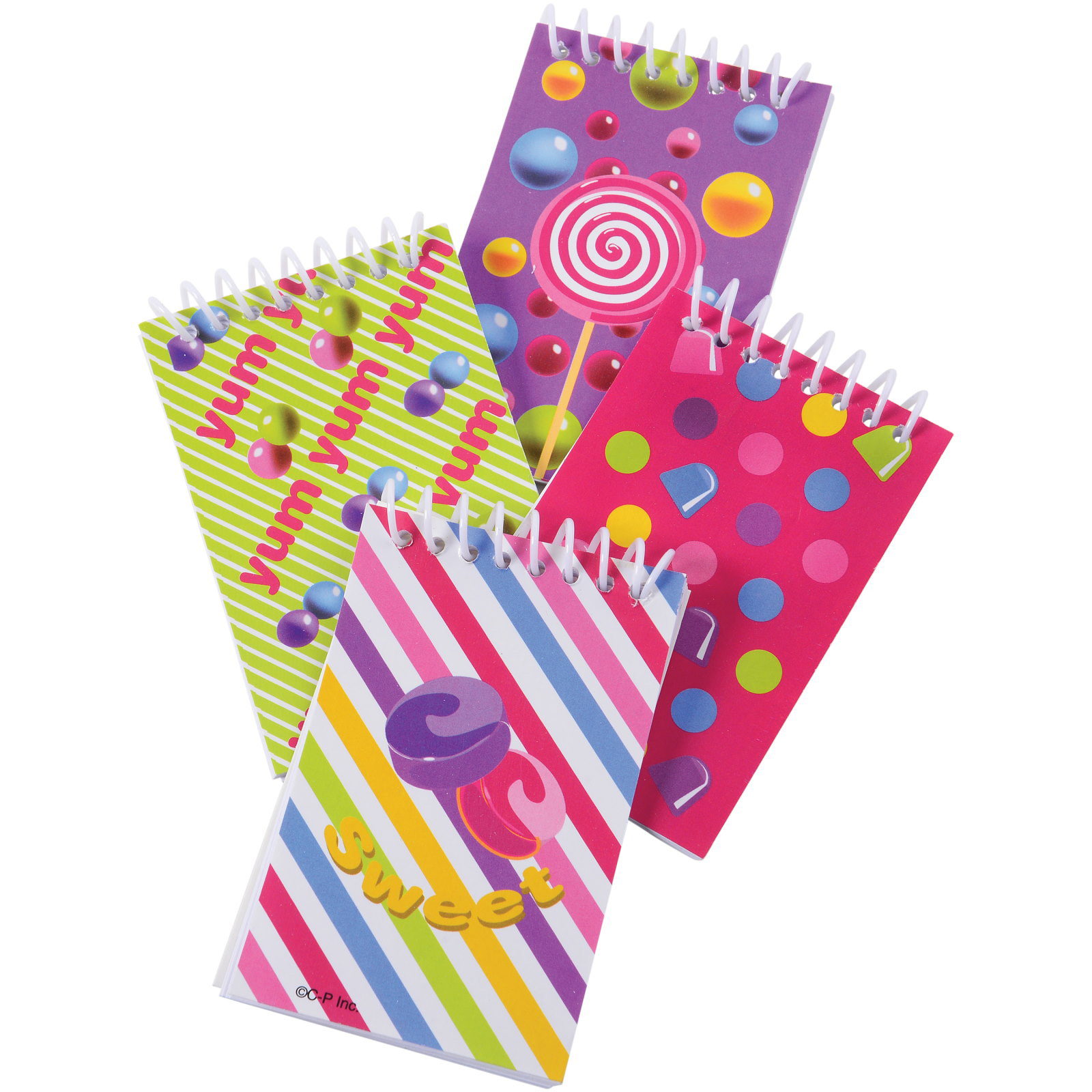 Candy Notepads (Pack of 8) - Discount Party Supplies